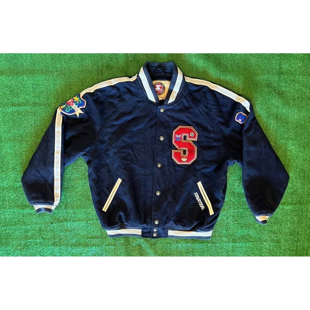 Starter Vintage 90s Starter Sport Varsity Letterman Jacket Size L | Grailed