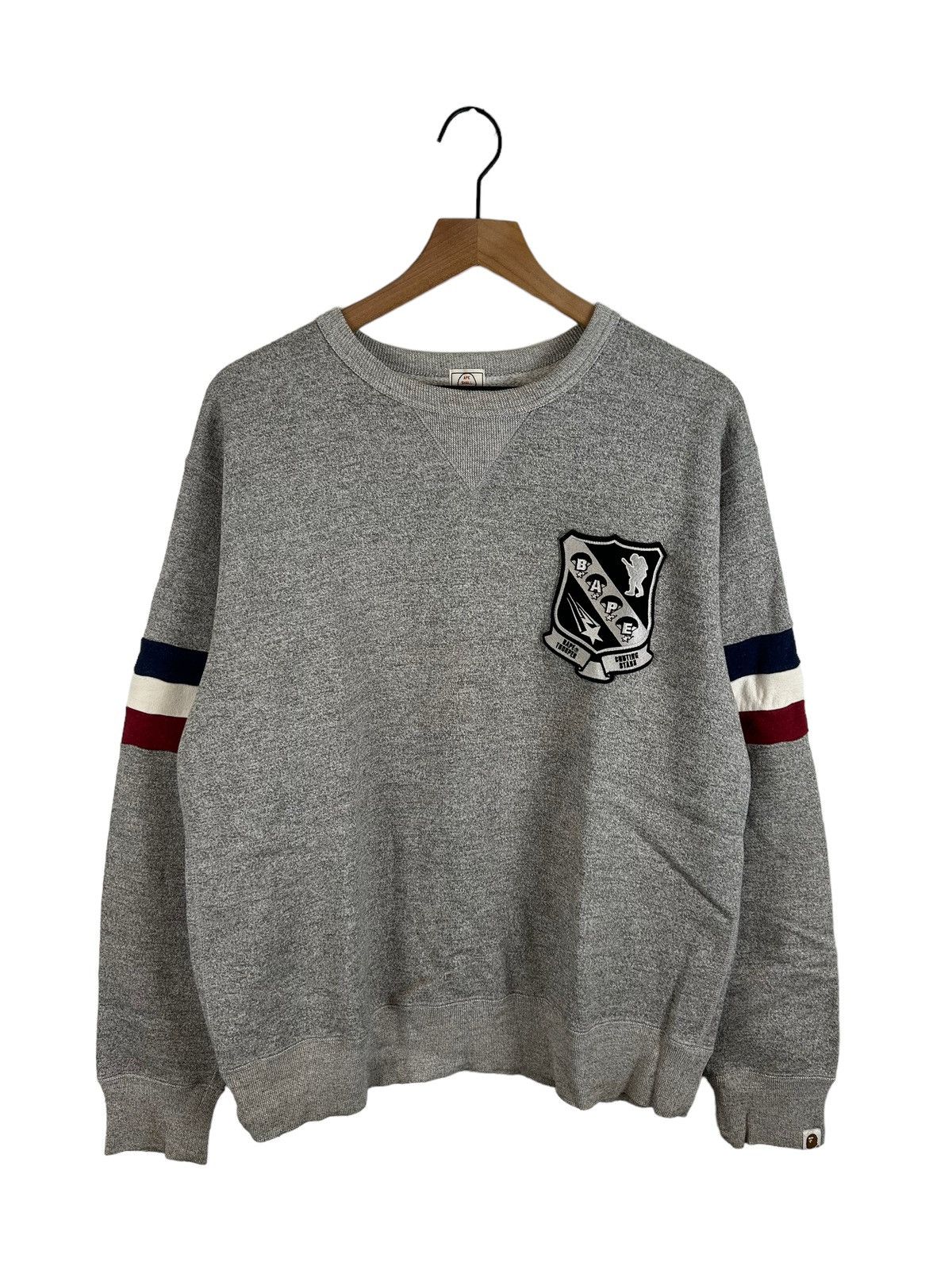 Bape OG Bape Emblem Patch Sweatshirts | Grailed
