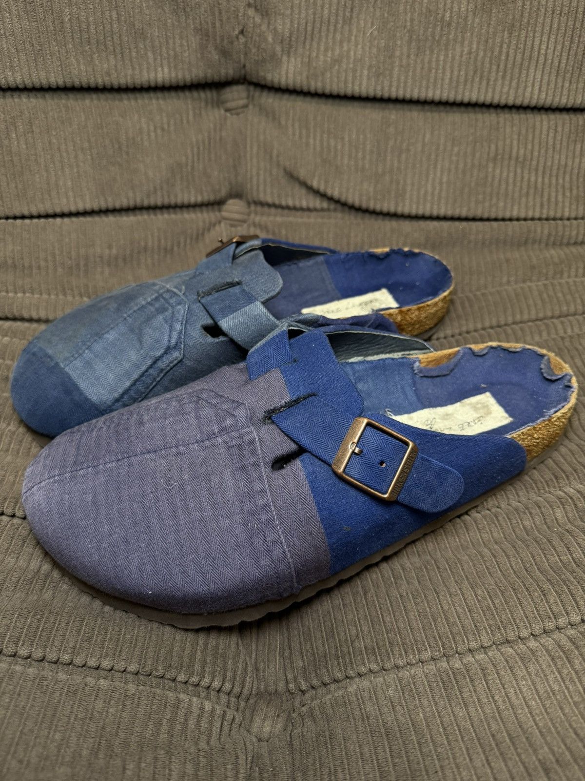 Greg Lauren Greg Lauren x Birkenstock Patchwork Boston Clog (sample ...