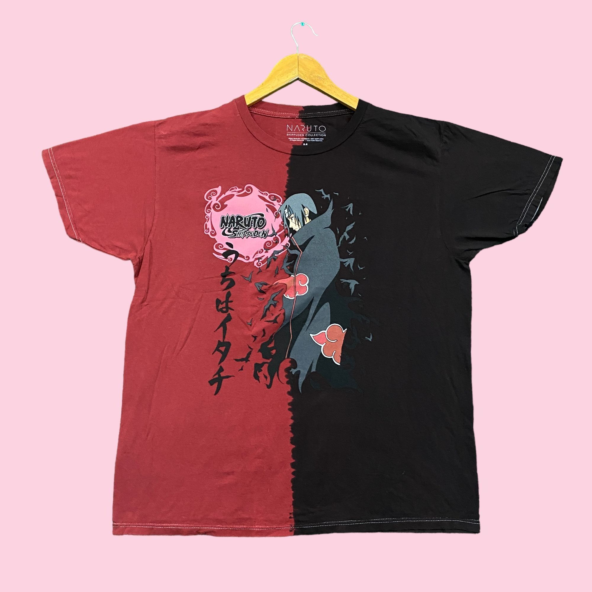 Cartoon Network × Movie × Streetwear Naruto Shippuden Itachi Split Dye ...