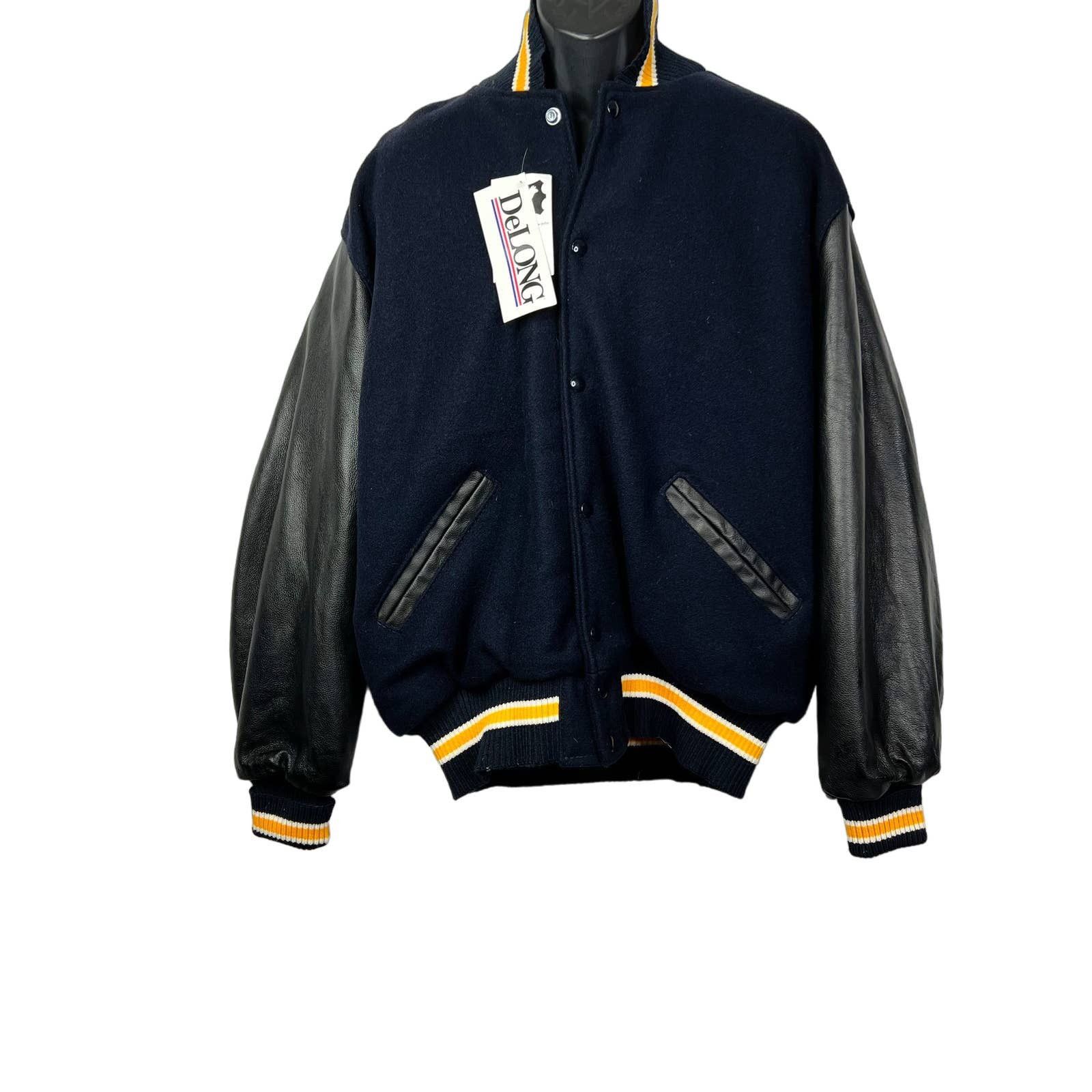 Delong Vintage DeLong Sz. XL Varsity Letterman Jacket | Grailed
