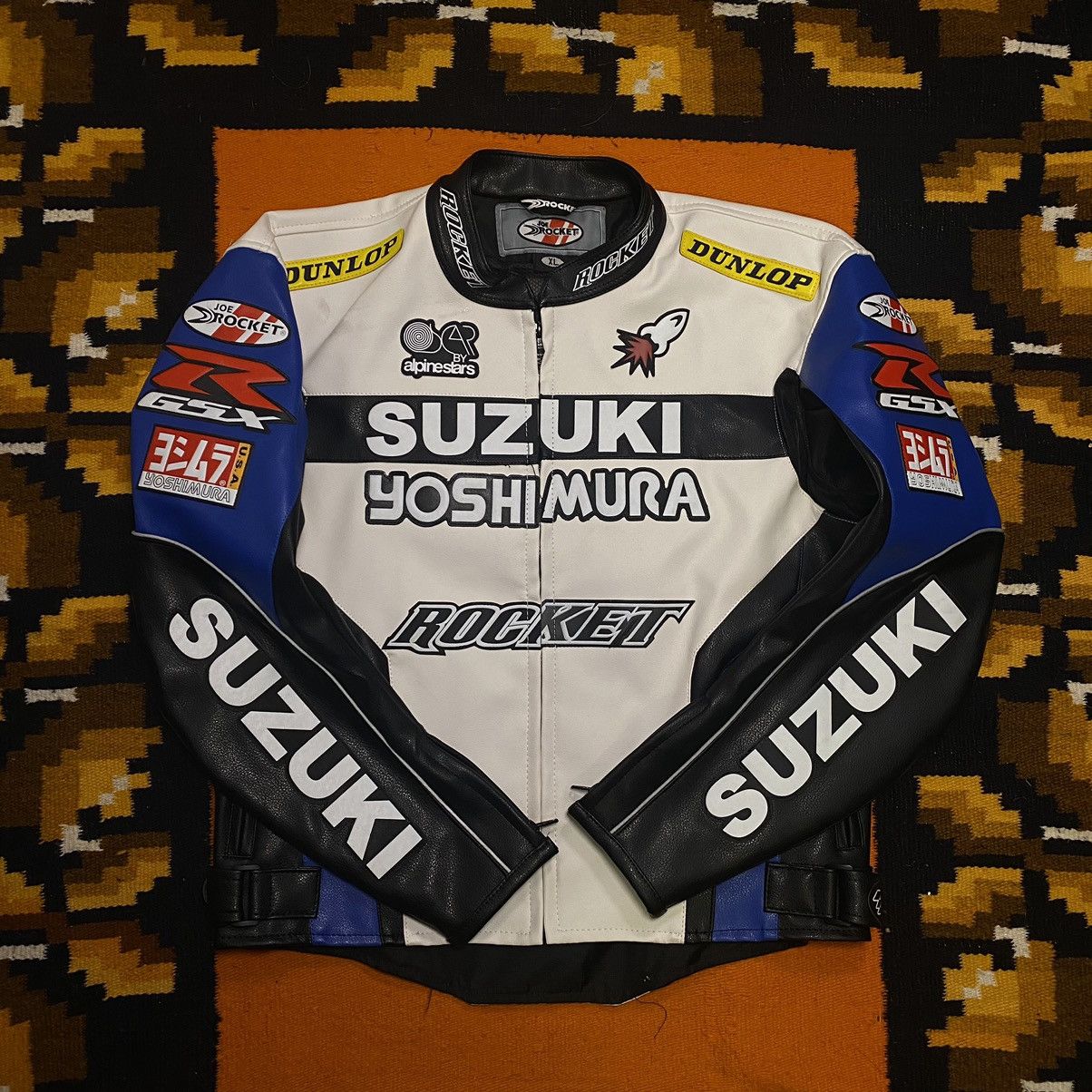 Japanese Brand × Streetwear × Vintage Vintage Joe Rocket Suzuki Leather ...