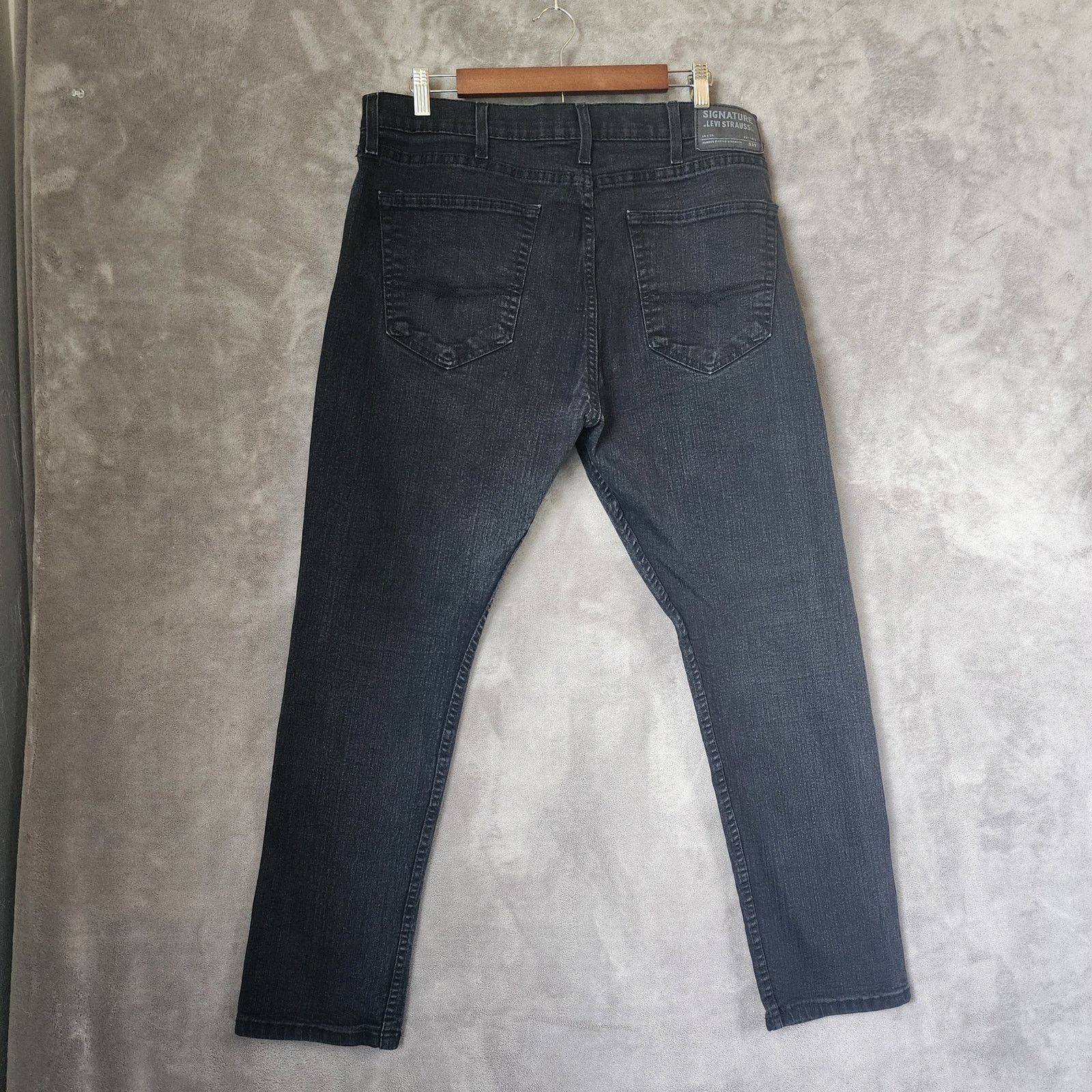 Levi's Levi's Signature S37 Men's Black Jeans 38W 30L, Made in MEX ...
