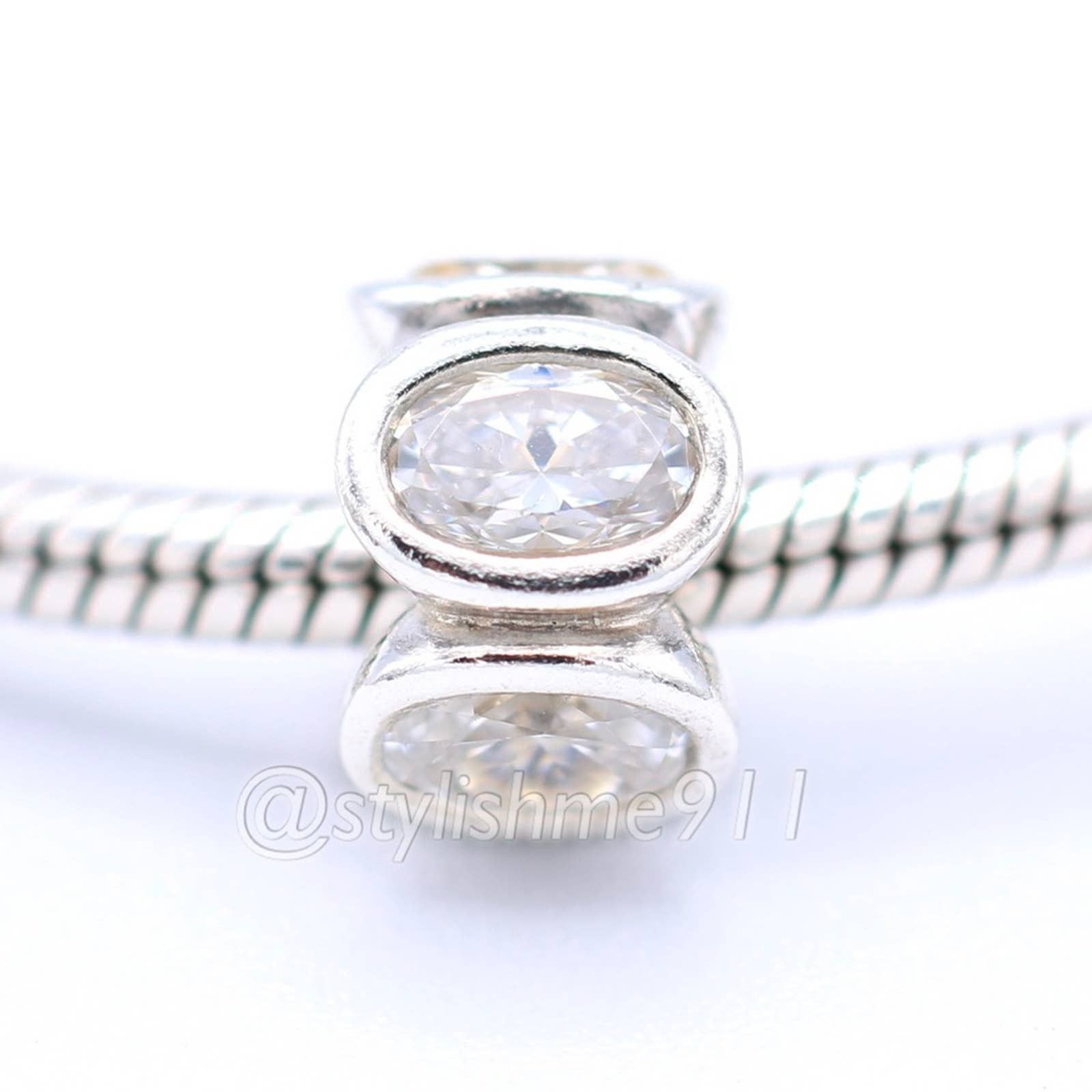 pandora Authentic PANDORA Clear Oval Lights Charm | Grailed