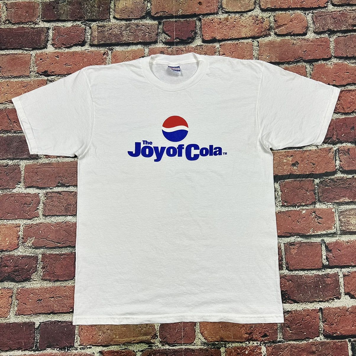 Hanes × Pepsi × Vintage Vintage 90s Pepsi Soda Promo T Shirt The Joy Of ...