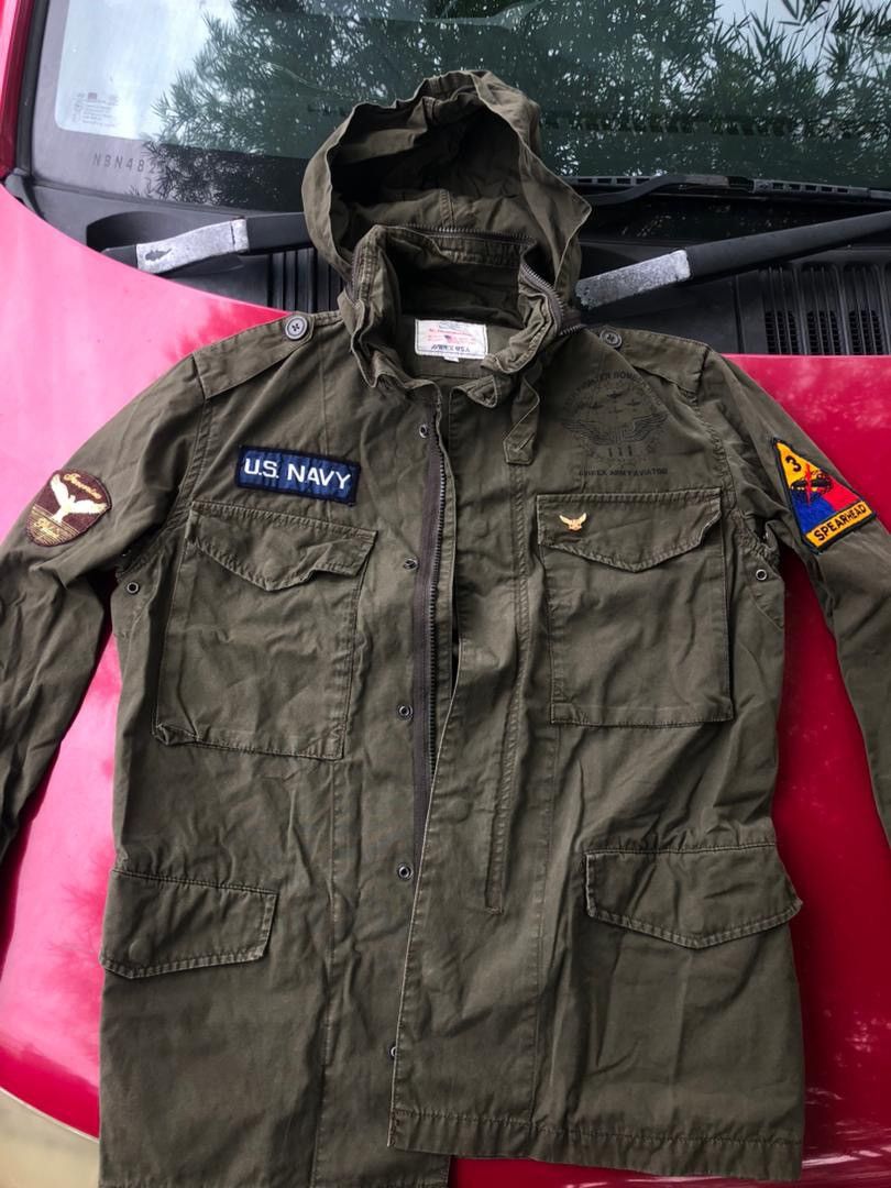 Avirex × Military × Vintage VINTAGE AVIREX MILITARY JACKET HIDDEN ...