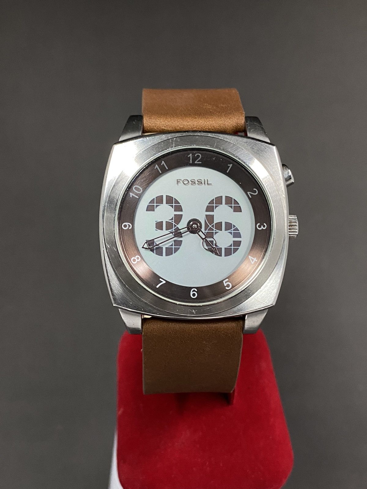 Fossil × Vintage × Watch Vintage FOSSIL Big-Tic Seconds Animate BG-1013 ...