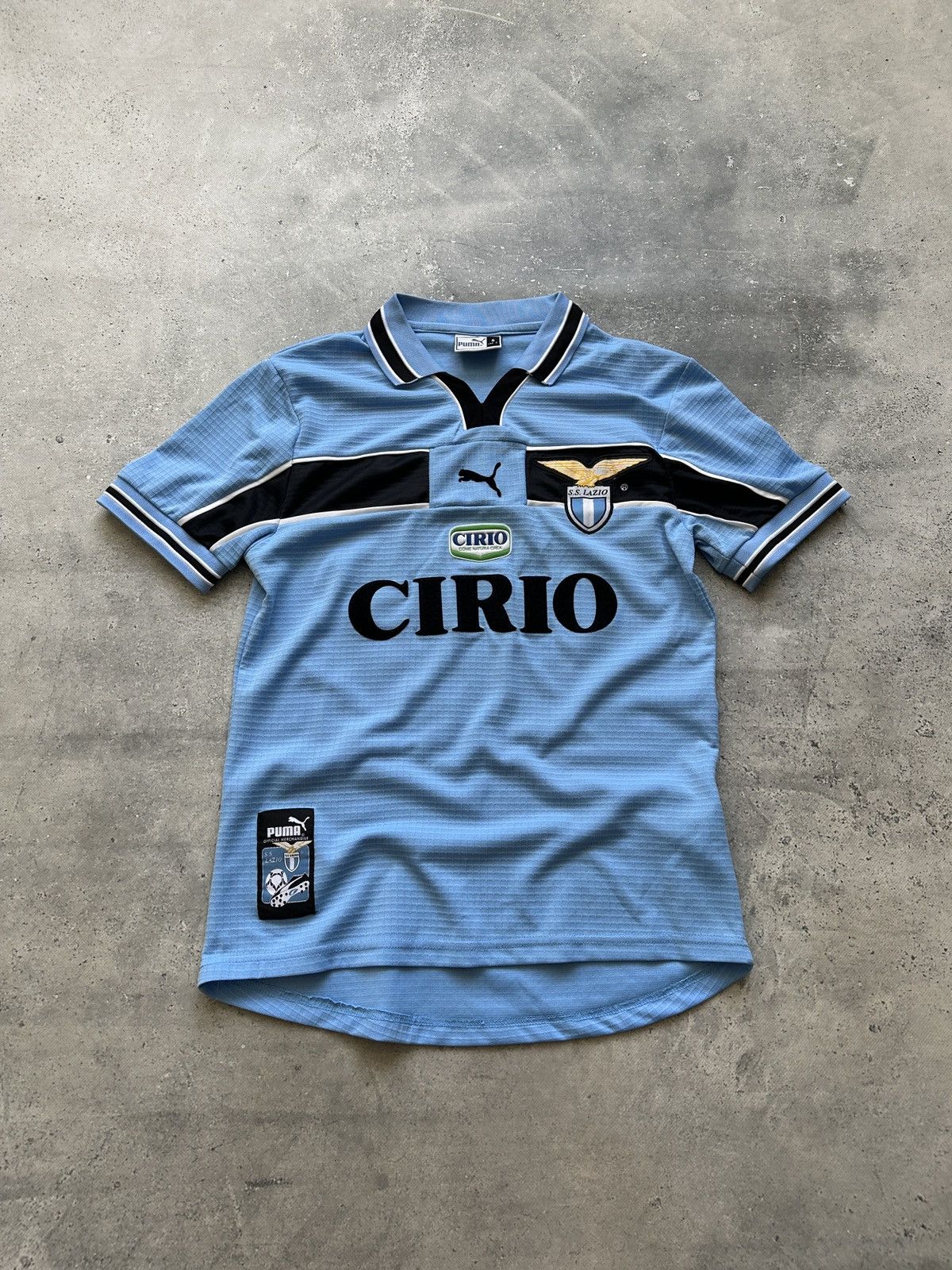 Nike × Vintage SS Lazio 1998-2000 Nedved Home Puma Football Shirt | Grailed
