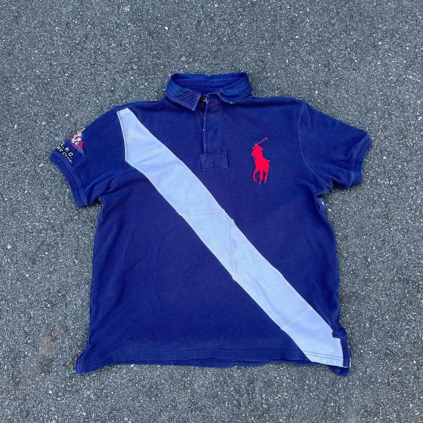 Polo Ralph Lauren × Streetwear × Vintage vintage 2000s boxy blue polo ...