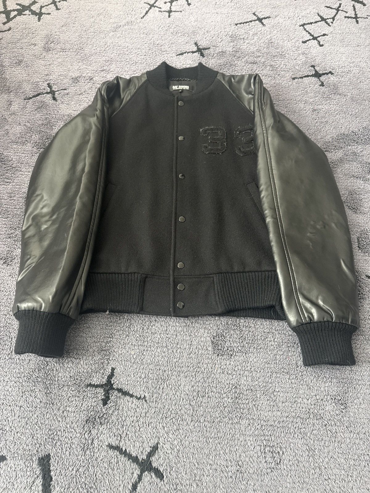 Raf Simons Raf Simons AW2002-2003 Virginia Creeper varsity jacket | Grailed