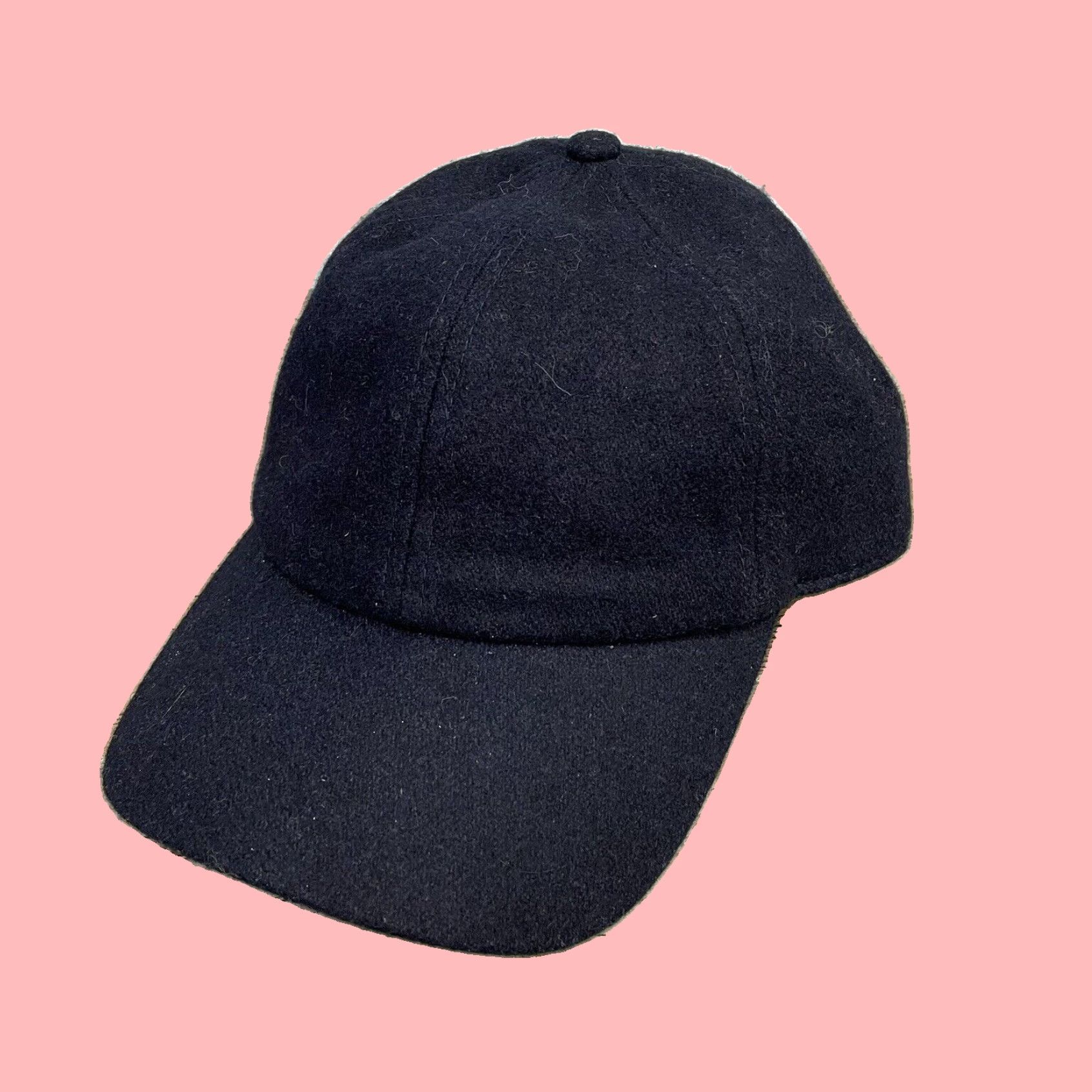 Vintage Dark Blue Authentic Wool Fitted Baseball Cap by San Diego Hat ...