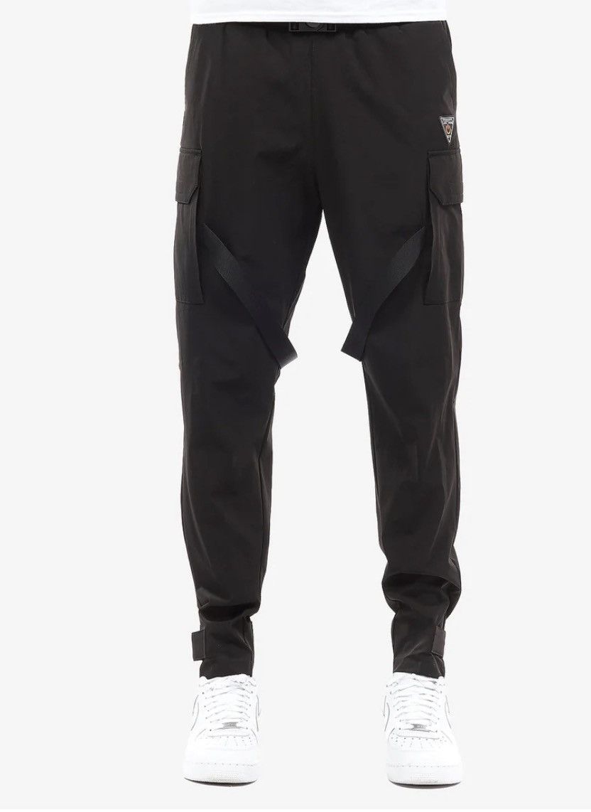 Streetwear × Vintage Large Progressive Life Code Black Tactical Cargo ...