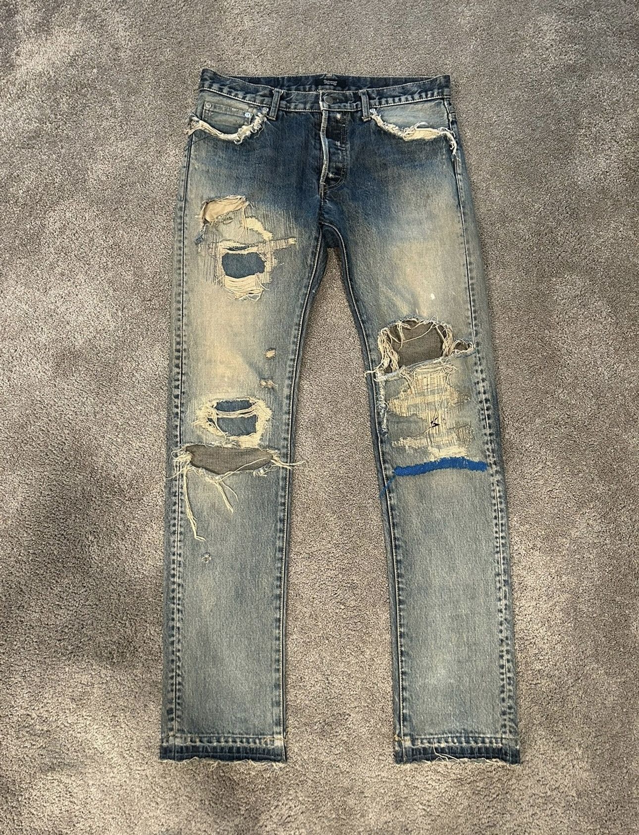 Undercover Undercover Denim Blue Yarn | Grailed