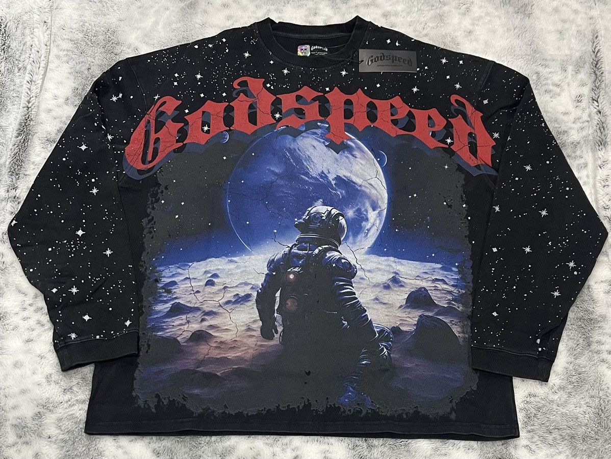 Godspeed Godspeed No Looking Long Sleeve T-Shirt Black #362 Of 555 ...