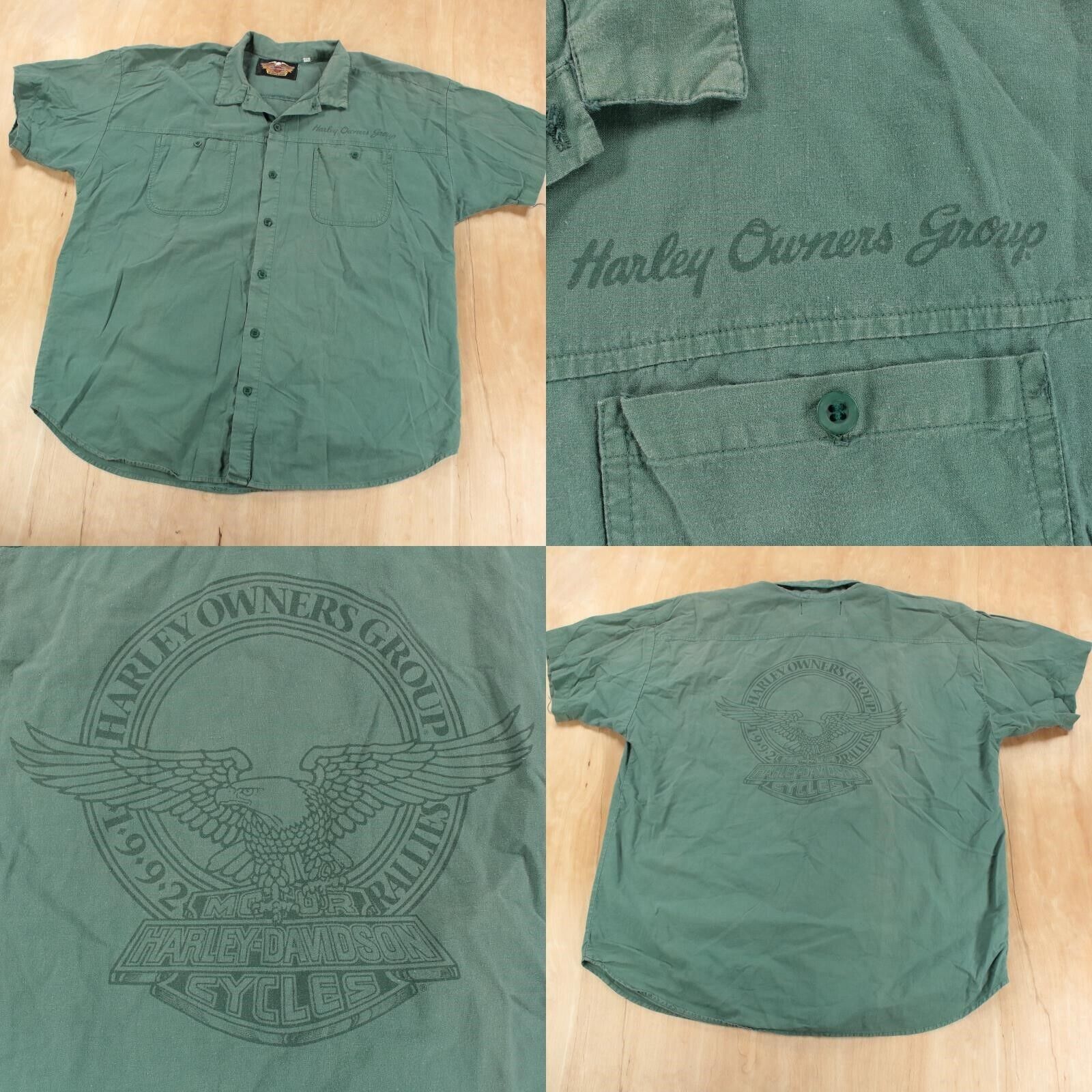 Harley Davidson Harley-Davidson Motorcycles Owners Group s/s mechanic ...