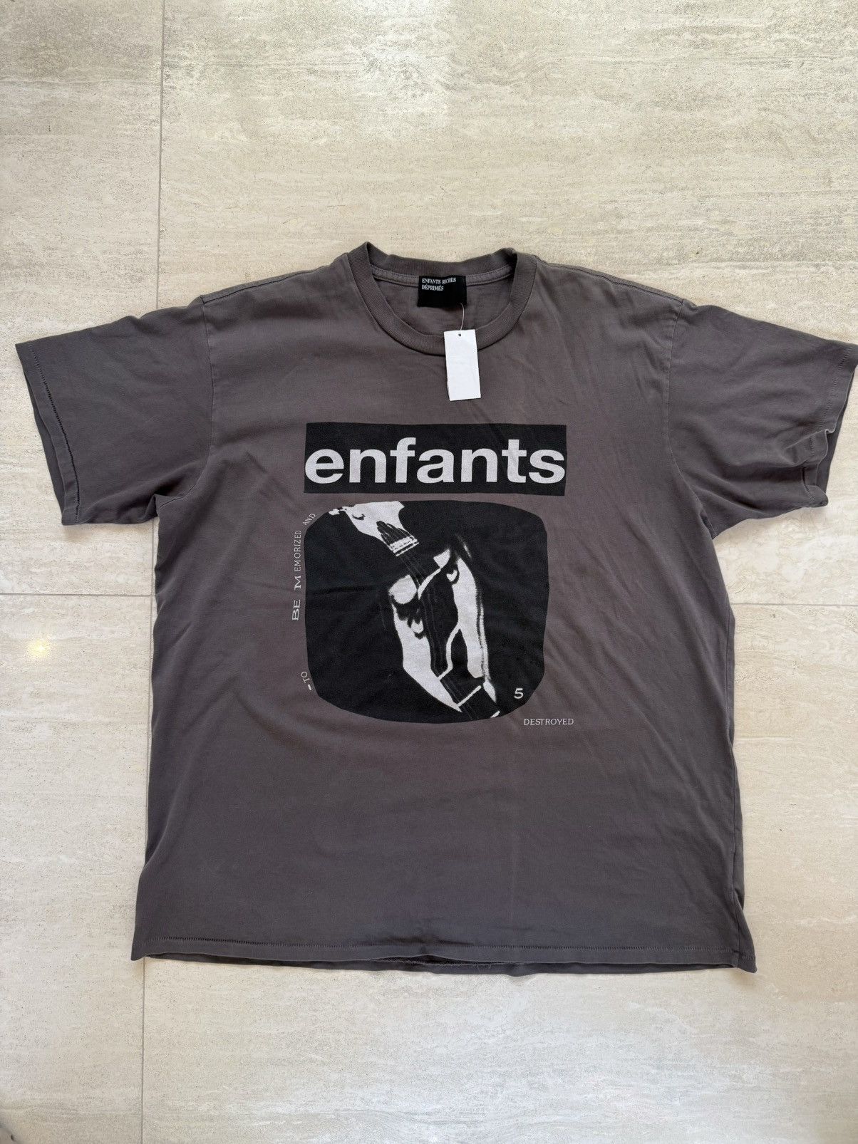 Enfants Riches Deprimes ****RARE ERD DESTROYED WASHED T SHIRT | Grailed