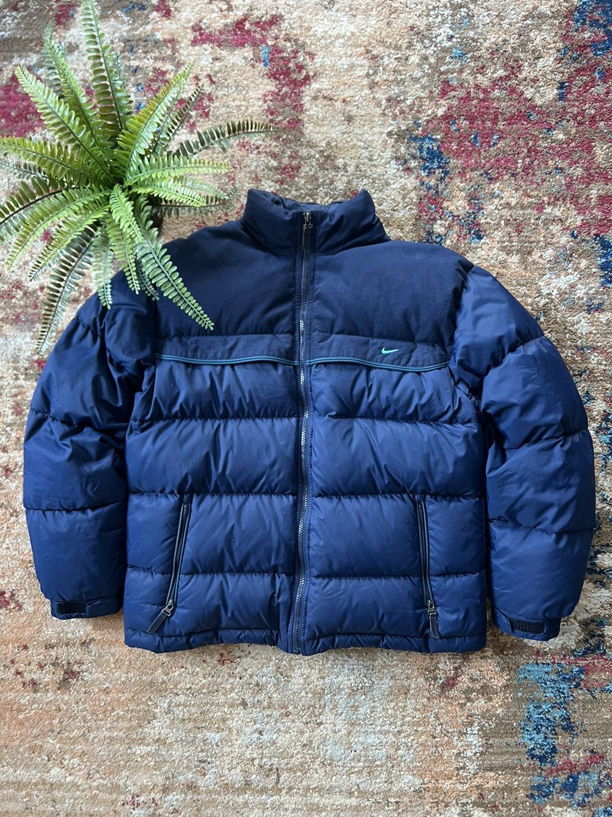 Nike 90’s NIKE DOWN PUFFER JACKET RETRO SWOOSH LOGO Y2K | Grailed