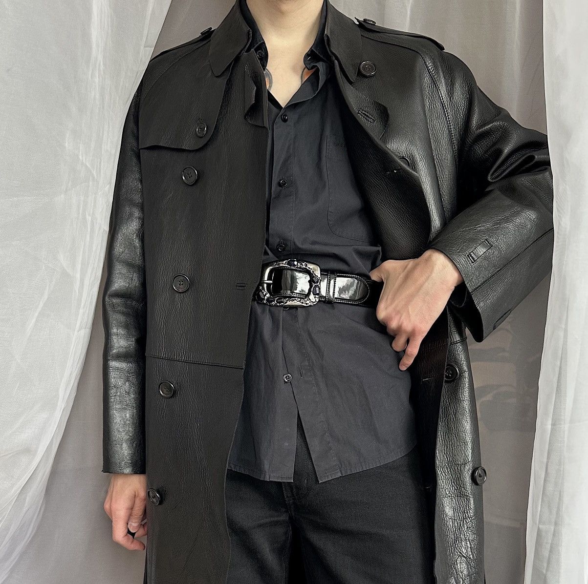 Prada × Streetwear × Vintage PRADA 2009 Resort Crystal Belt Leather ...