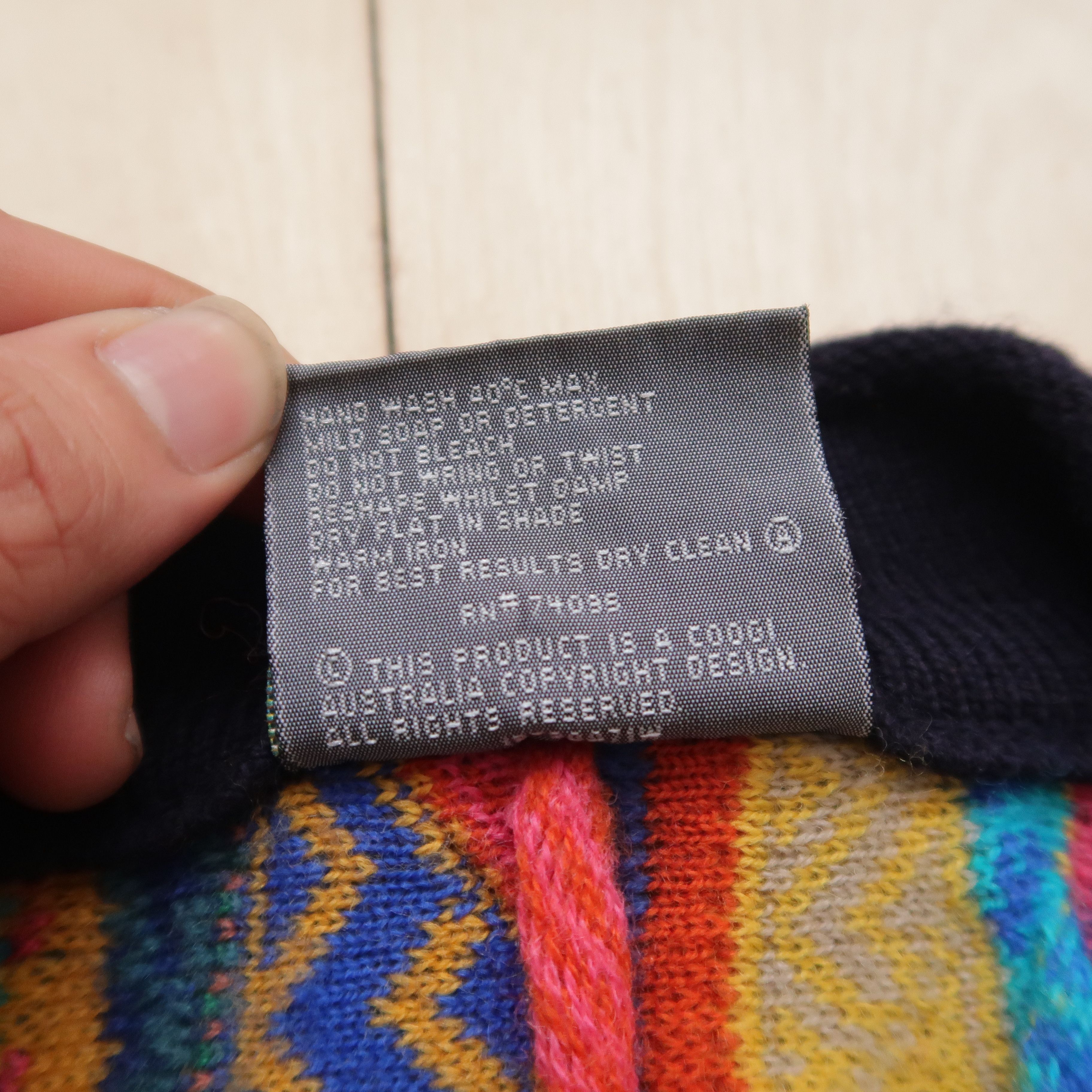 Coogi 1990s Coogi Psychedelic Art Cardigan Knit Fuzzy | Grailed