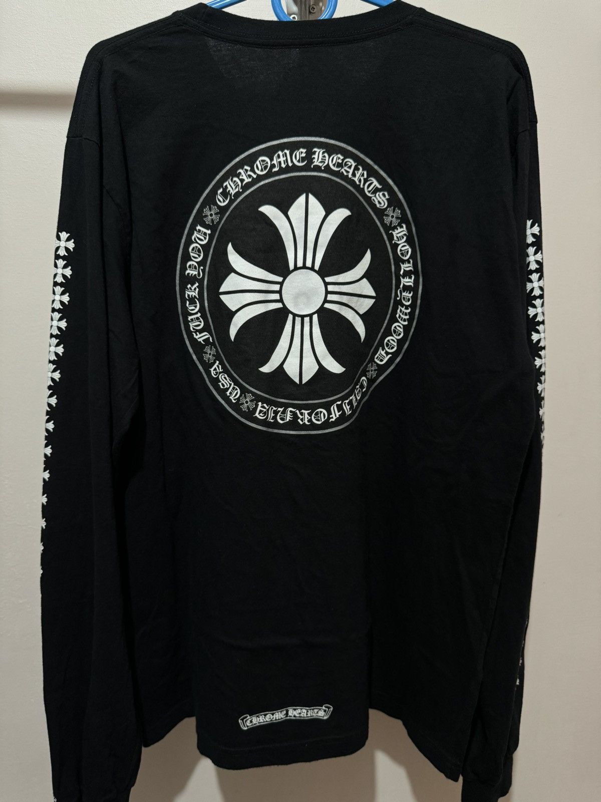 Chrome Hearts VERY STEAL!CHROME HEARTS SEAL STAMP CROSS LONG SLEEVES ...
