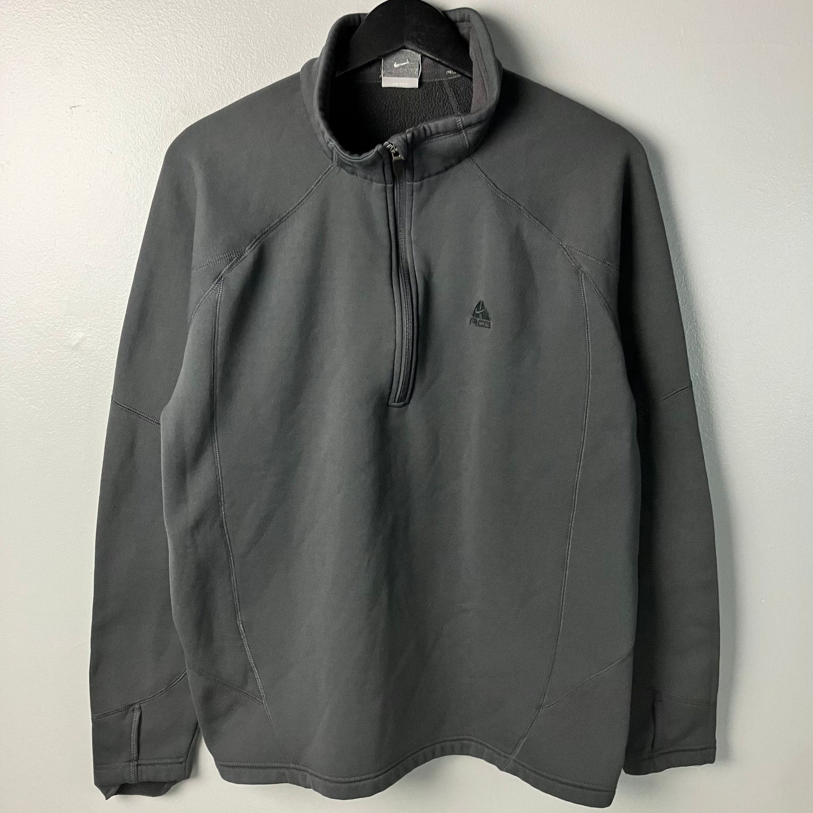Nike Vintage Nike ACG Gray Quarter Zip Pullover | Grailed