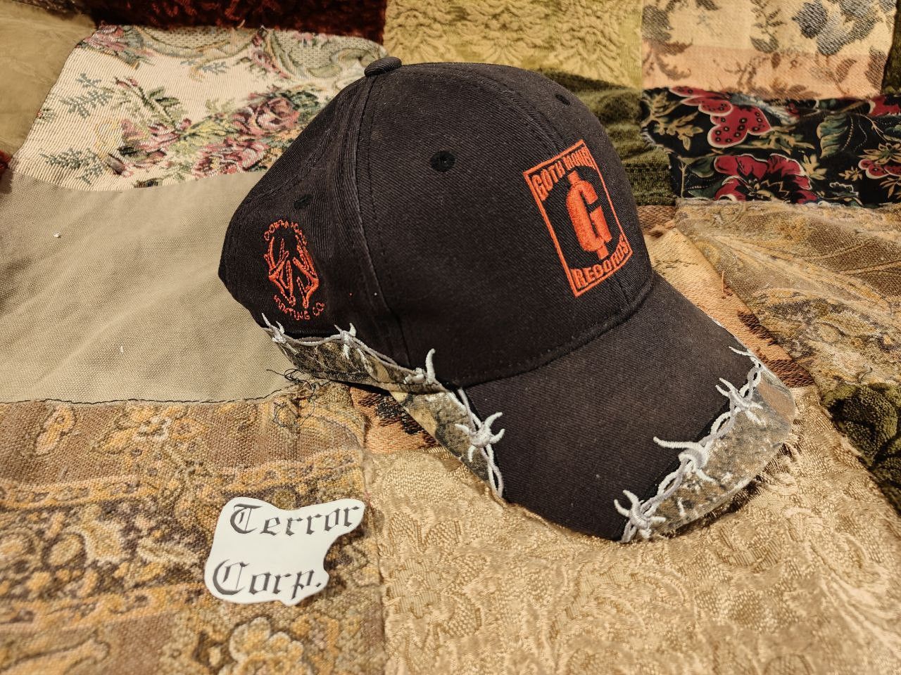 Goth Money Goth Money Records X Downa Road REALTREE barbed wire hat ...