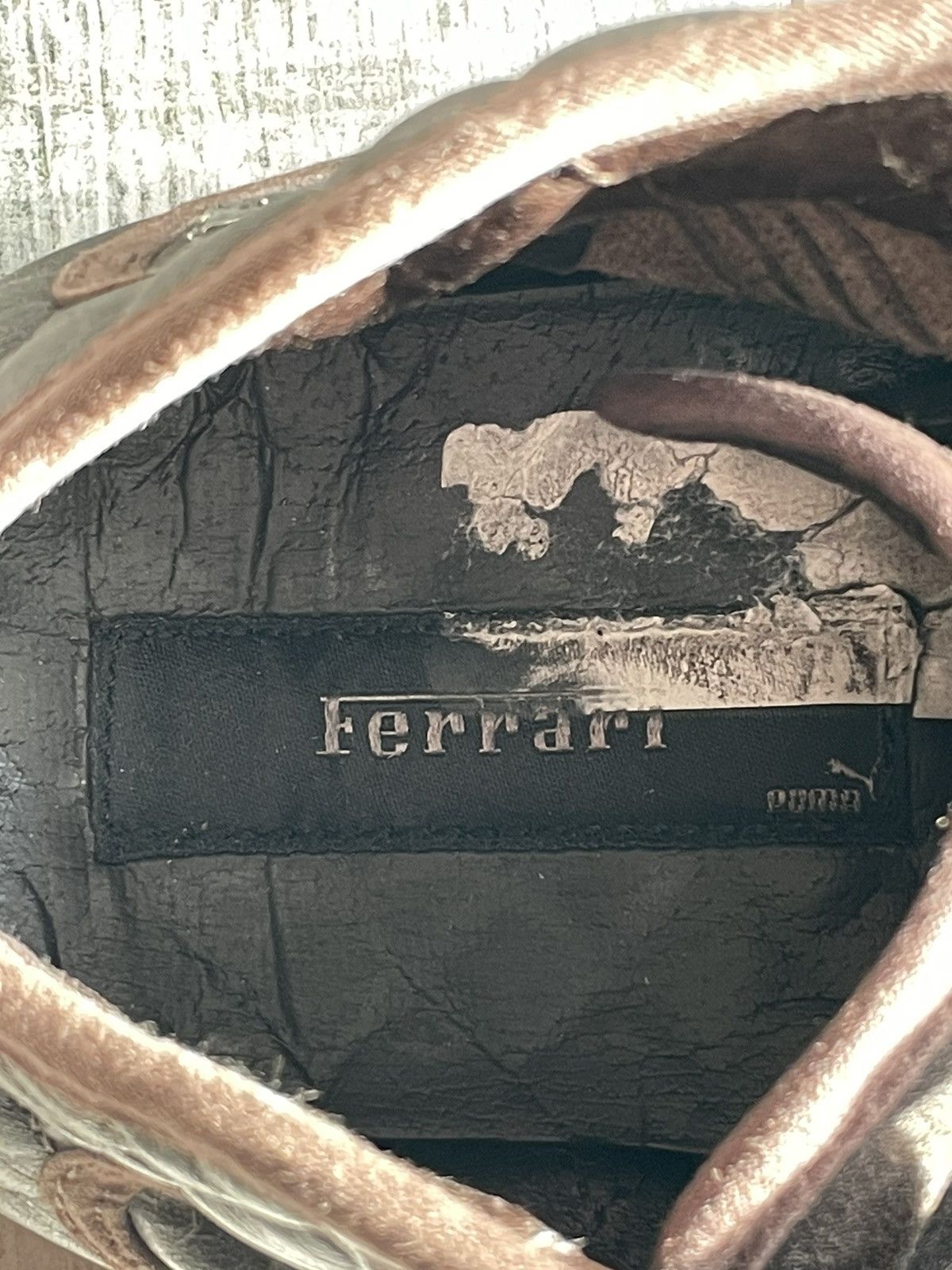 Ferrari × Puma × Vintage Archive Puma x Ferrari Cavallino Leather Brown ...