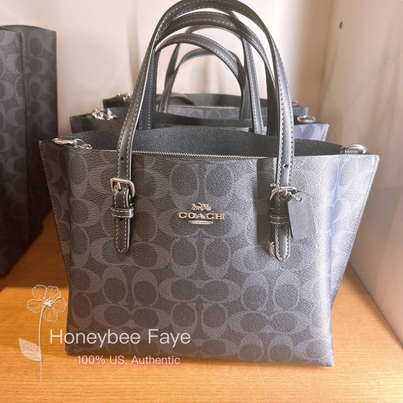 Coach Mollie Tote 25 In Signature Canvas C4250 | Grailed