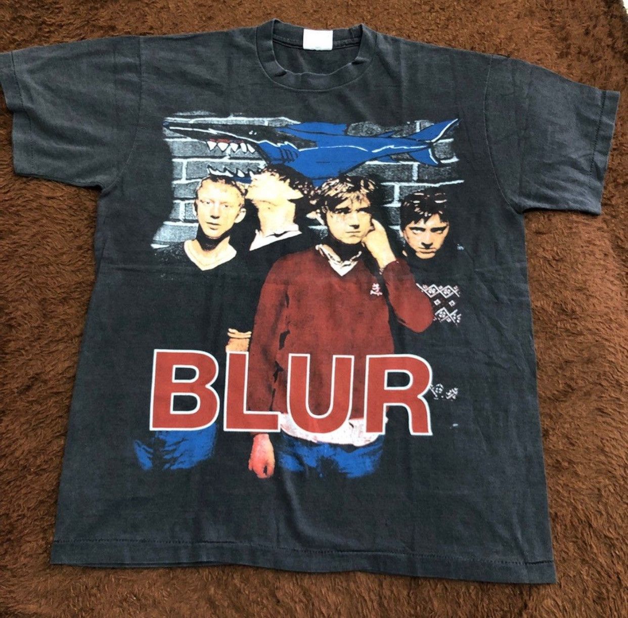 Band Tees × Vintage Blur the great escape fanmade shirt | Grailed