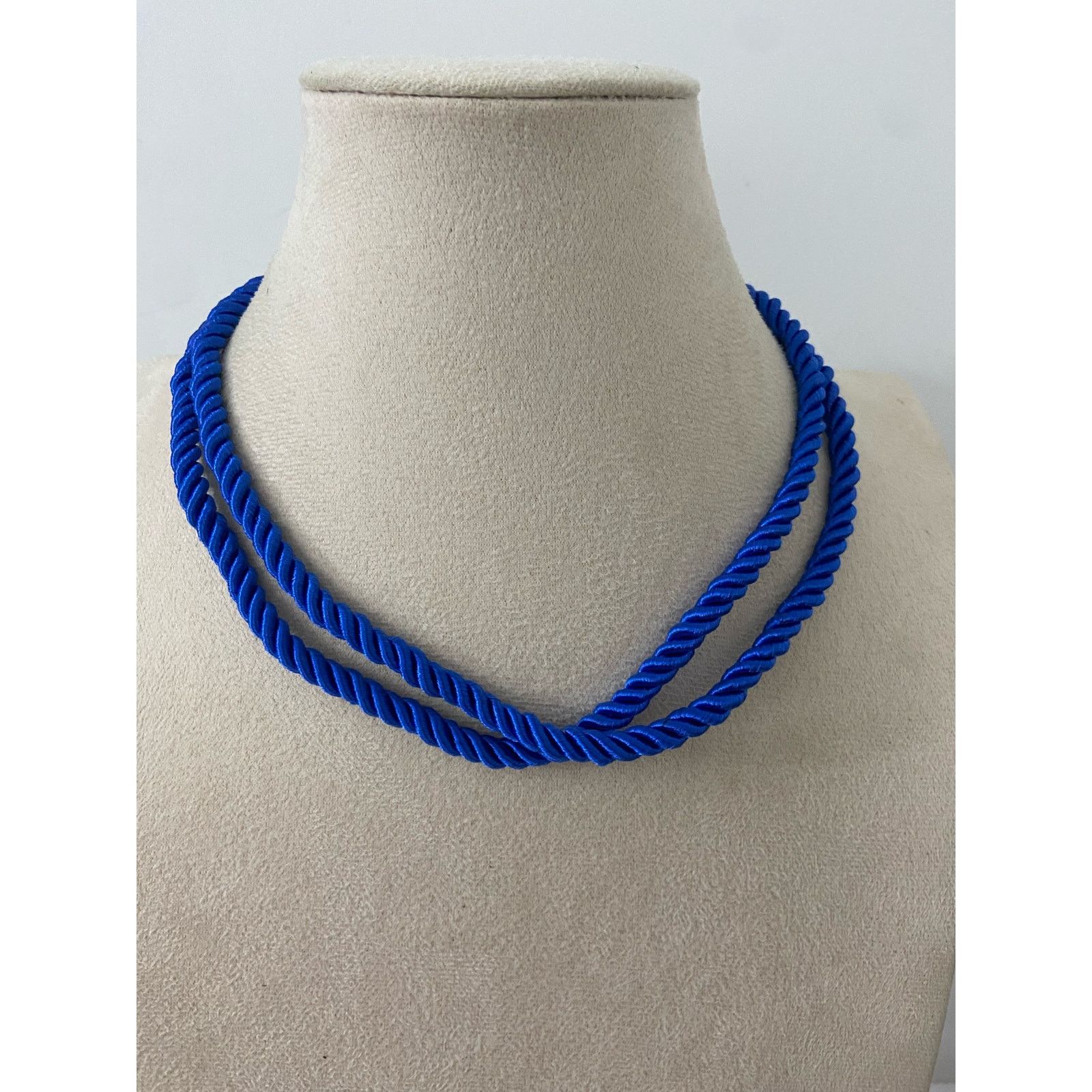 Generic Layered royal blue rope chain necklace | Grailed
