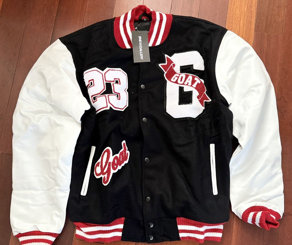 Sneakgallery GOAT Varsity Jacket | Grailed