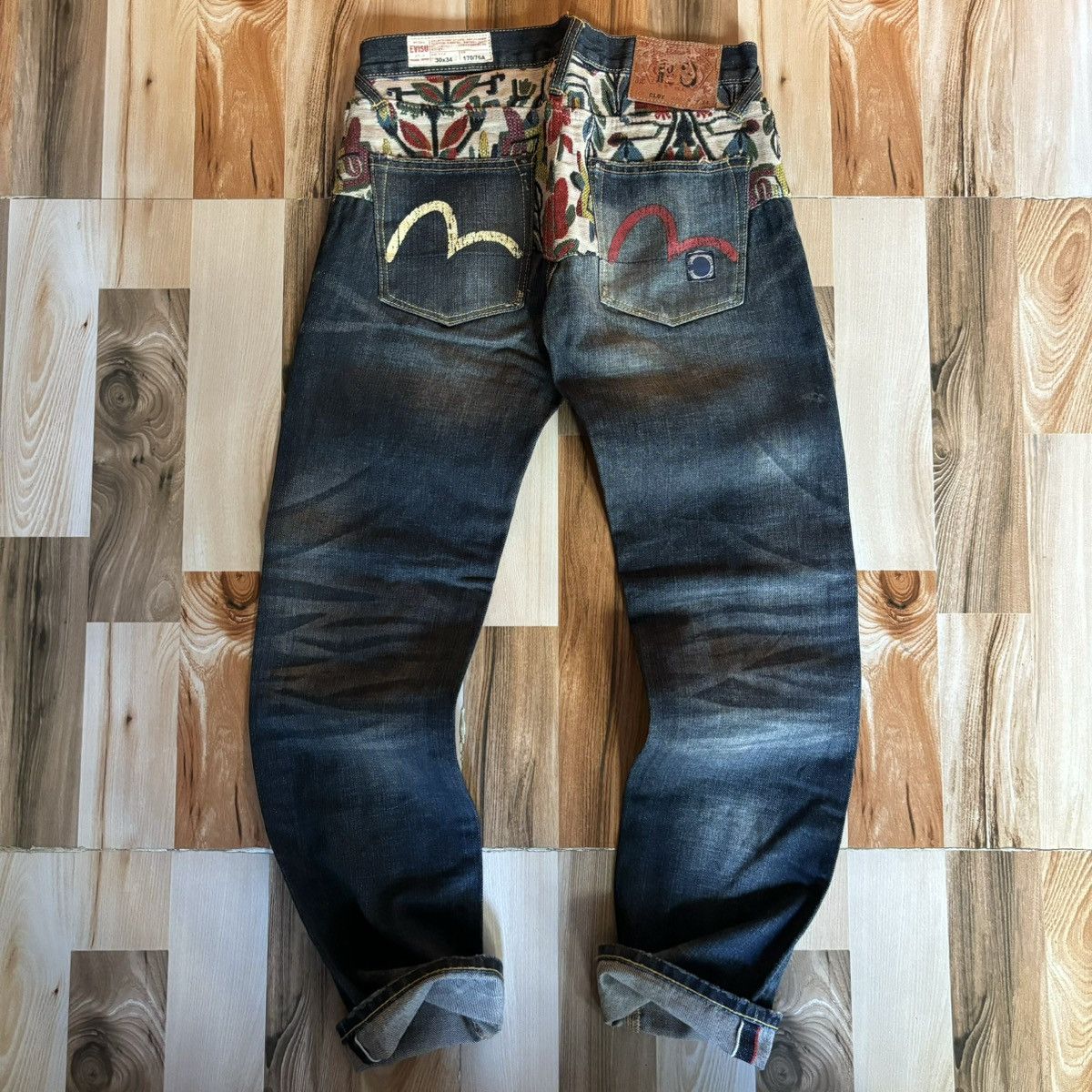 Evisu × Japanese Brand × Vintage Rare ! Crazy Vintage Evisu x Clot Seagull Y2K Selvedge Jeans ...