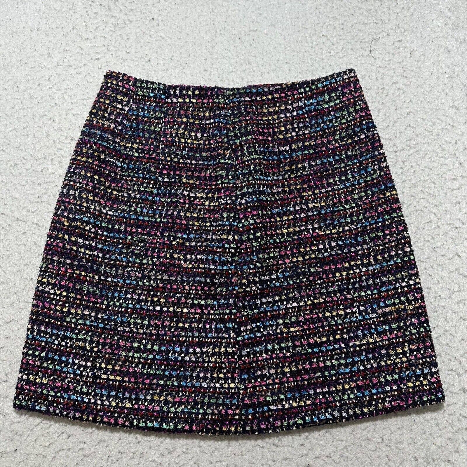 Loft LOFT 2 Shimmer Textured Shift Skirt Colorful Mini Skirt | Grailed