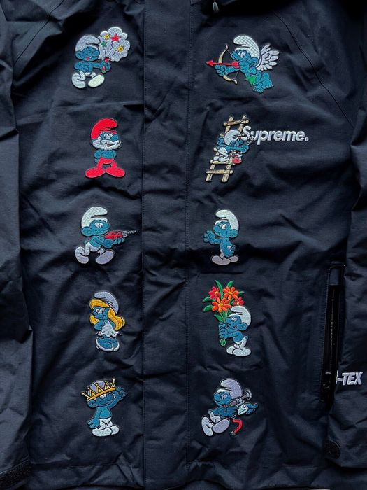 Supreme Supreme Shell Jacket Smurfs GORE-TEX (Authentic, Very Rare ...