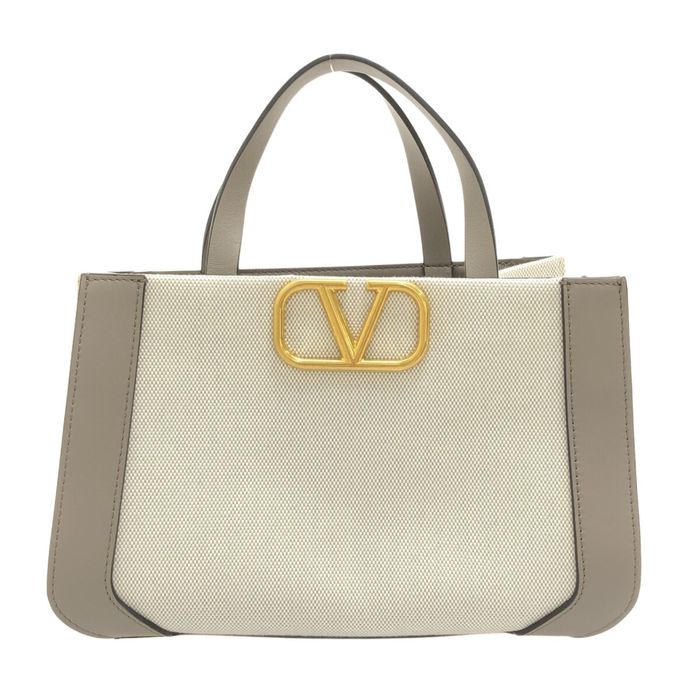 Valentino Valentino Garavani V logo tote | Grailed
