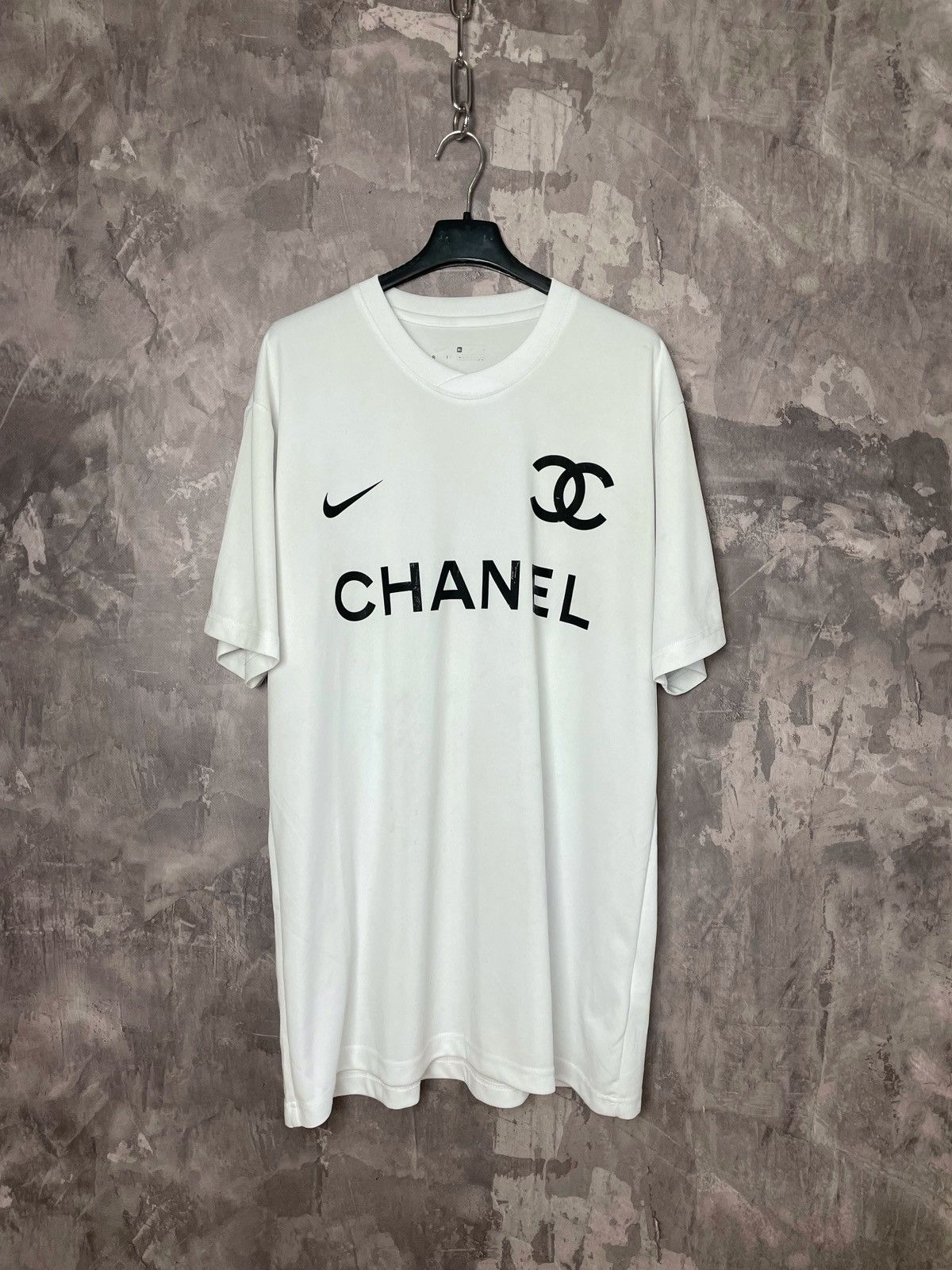 Nike Nike x Chanel custom jersey hype streetwear soccer football | Grailed