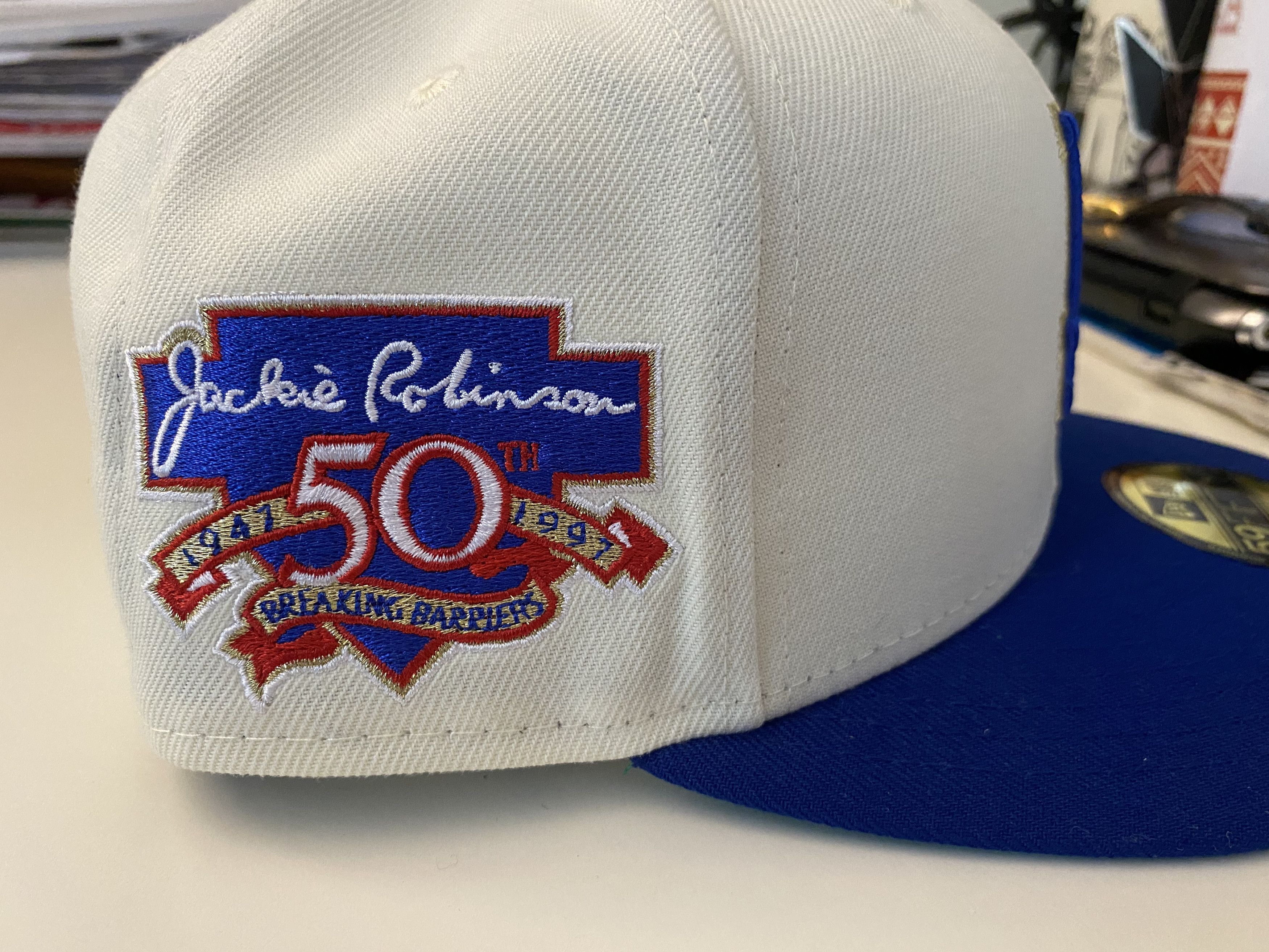 New Era New era dodgers Jackie Robinson patch/ locker room Downey | Grailed