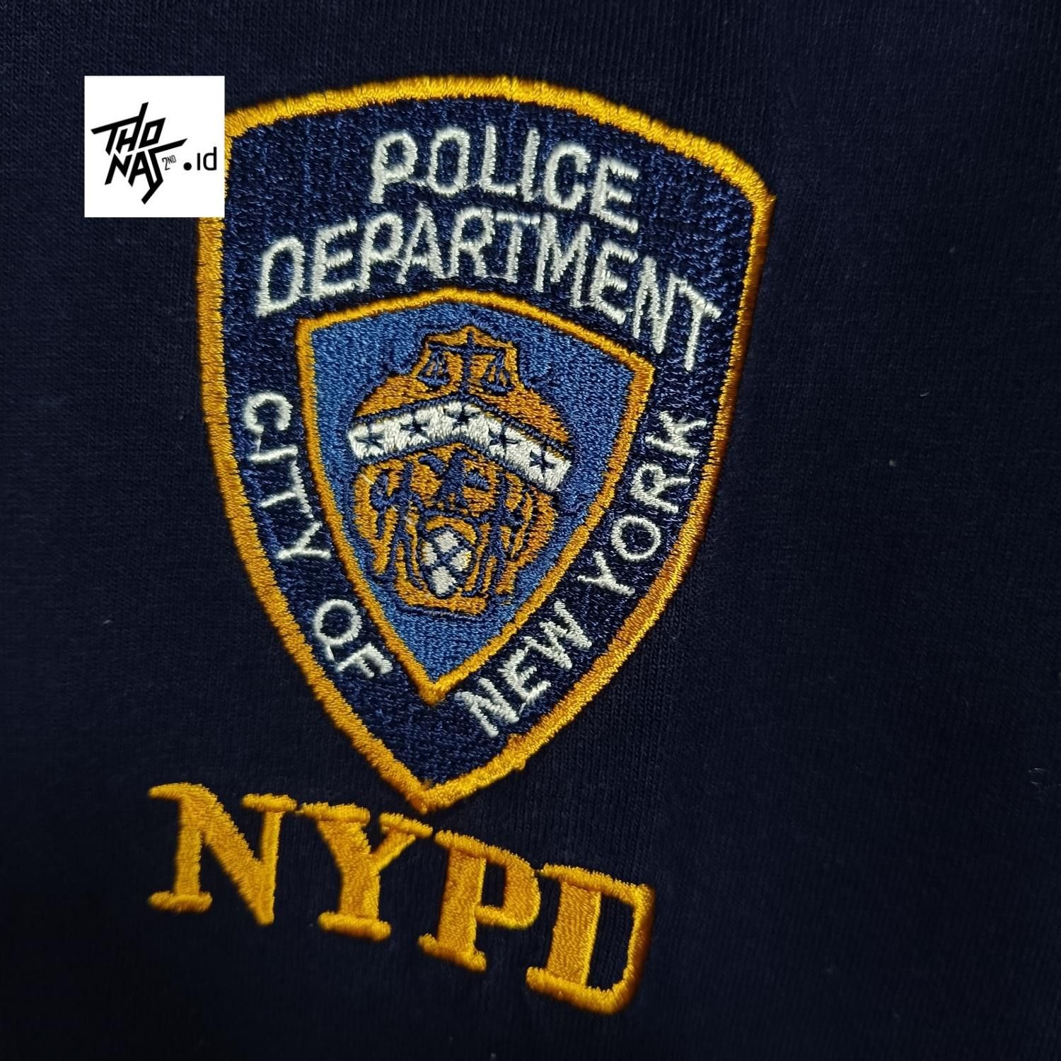 Delta × New York × Vintage Vintage Y2K NYPD Navy Embroidery Logo | Grailed