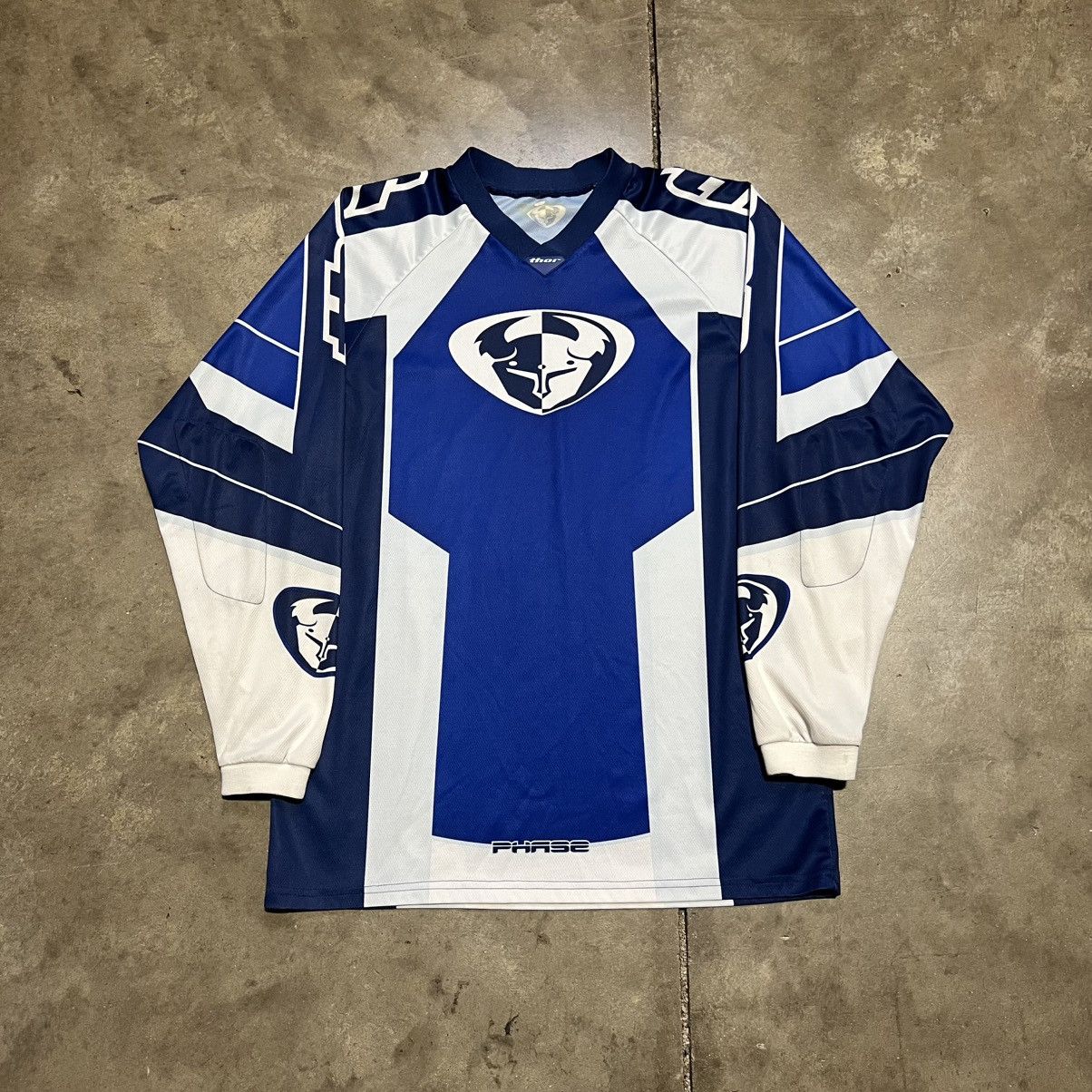Fox Racing Vintage Thor Racing Phase Motocross Jersey MX Dirtbike Y2K ...