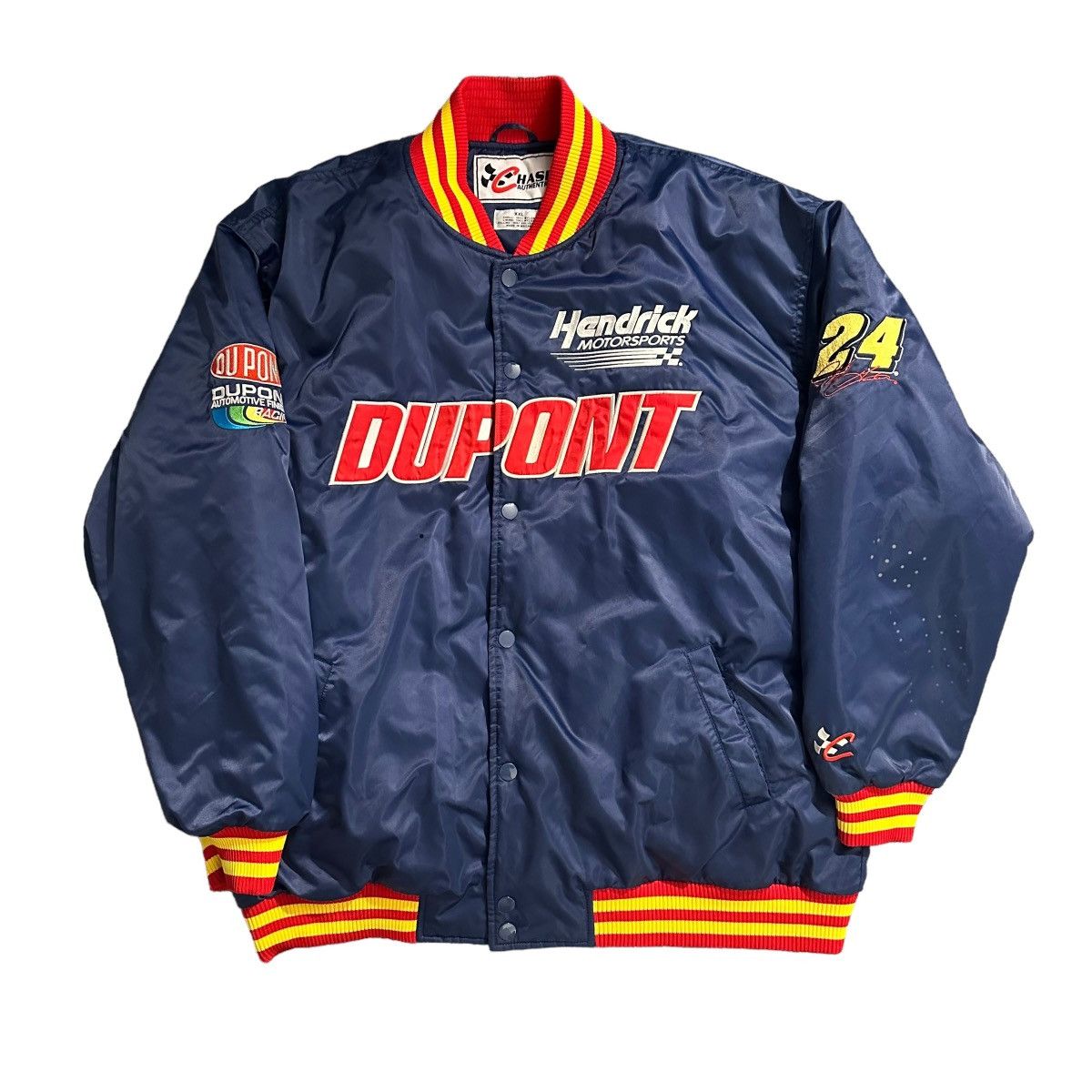 Vintage Vintage 1990s Jeff Gordon NASCAR DuPont Nylon Racing Jacket ...