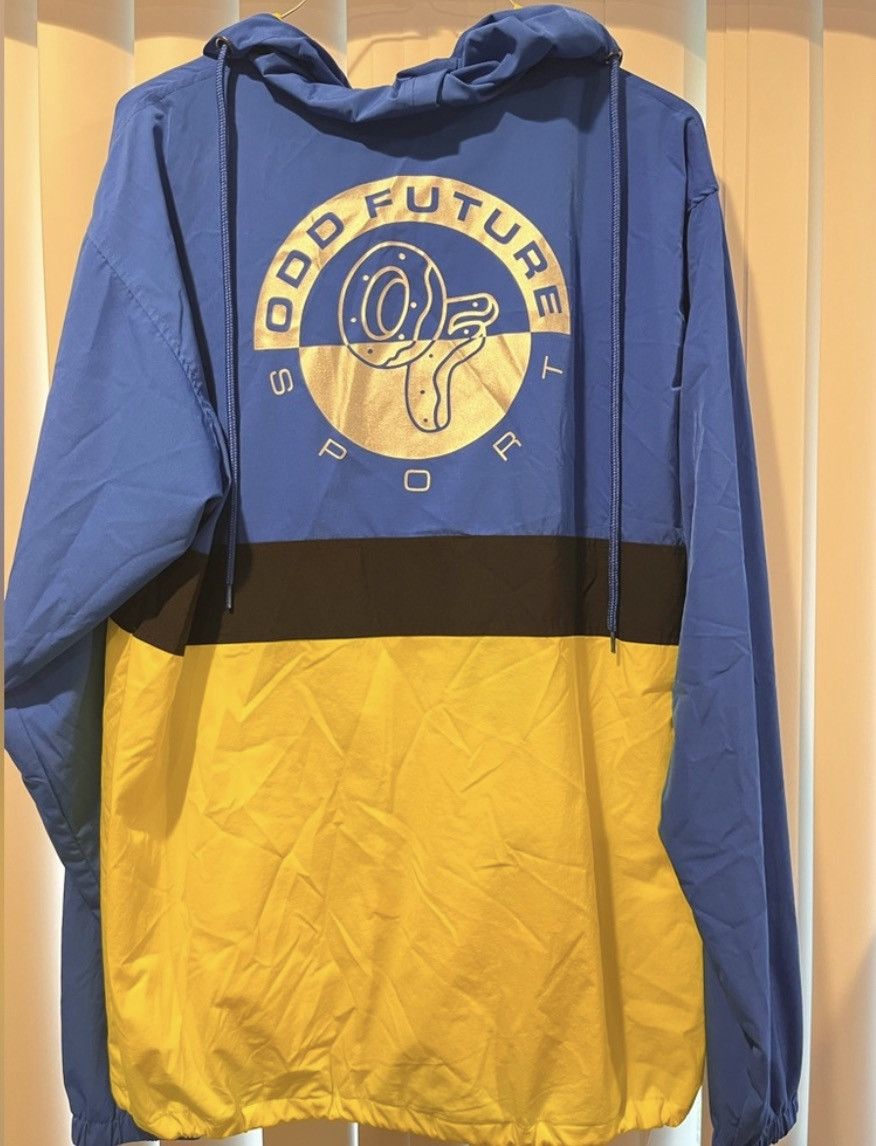 Odd Future Odd Future Sport Jacket Men's 1/4 Zip Blue/Yellow/Black ...