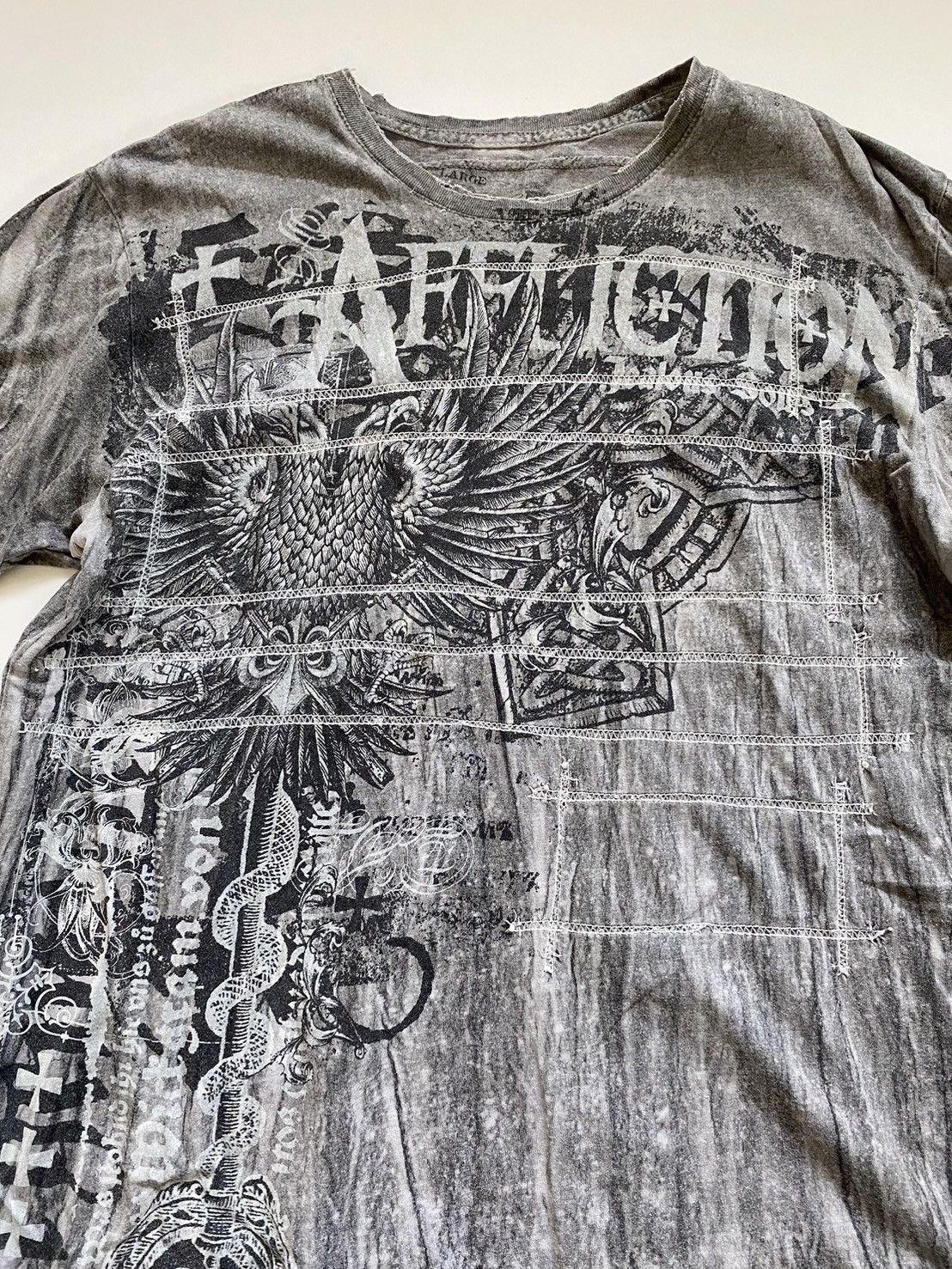 Ed Hardy !3For$100 Ship! Crazy Y2K Affliction Graphic Tee | Grailed