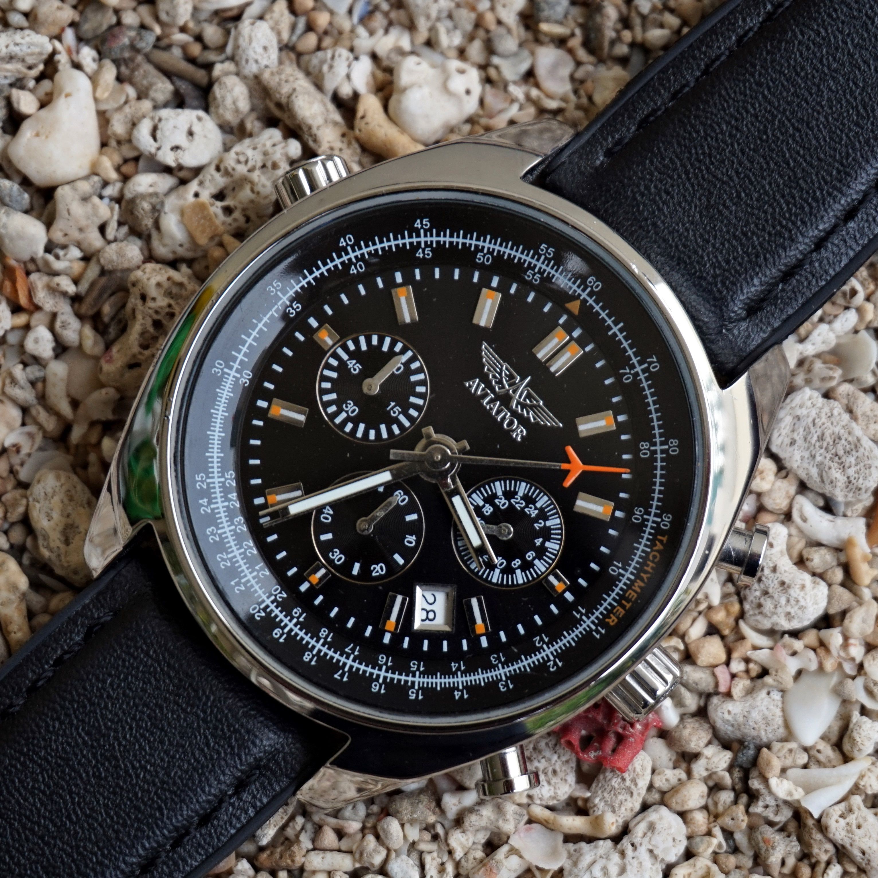 Watches 2000s Aviator Chronograph Watch | Grailed