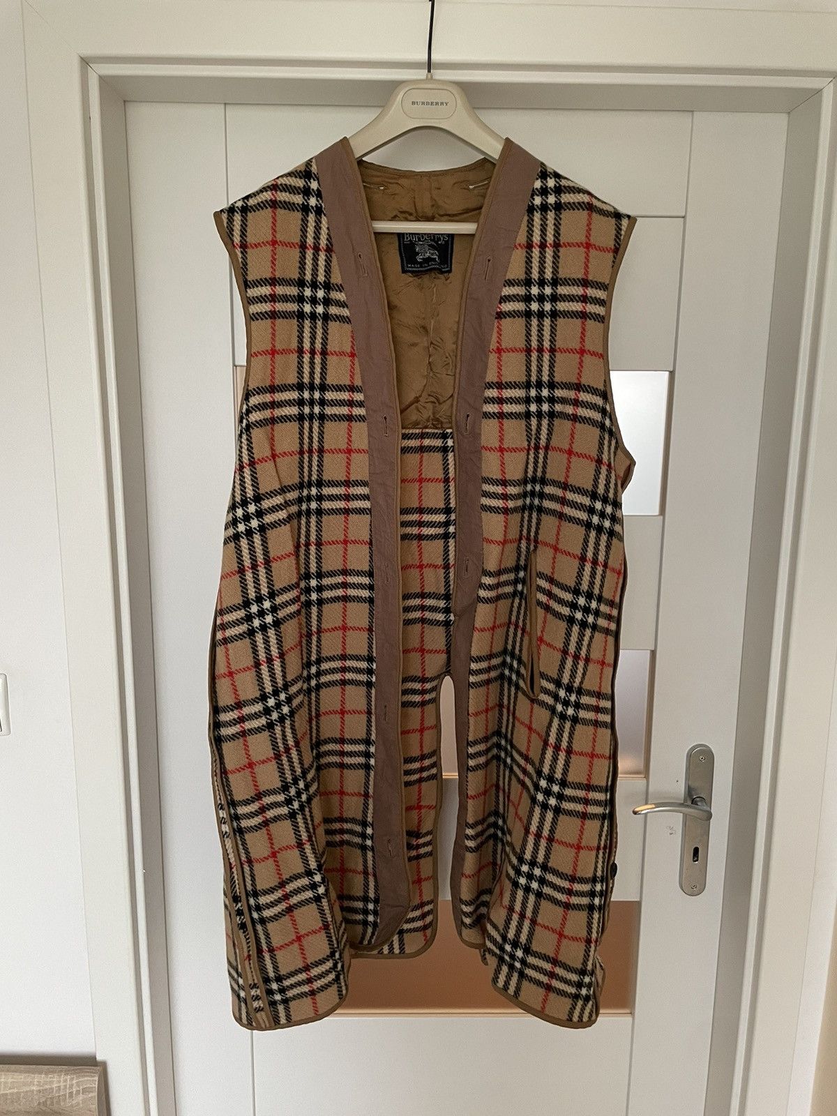 Burberry Vintage burberry nova Check wool lining for trench coat | Grailed