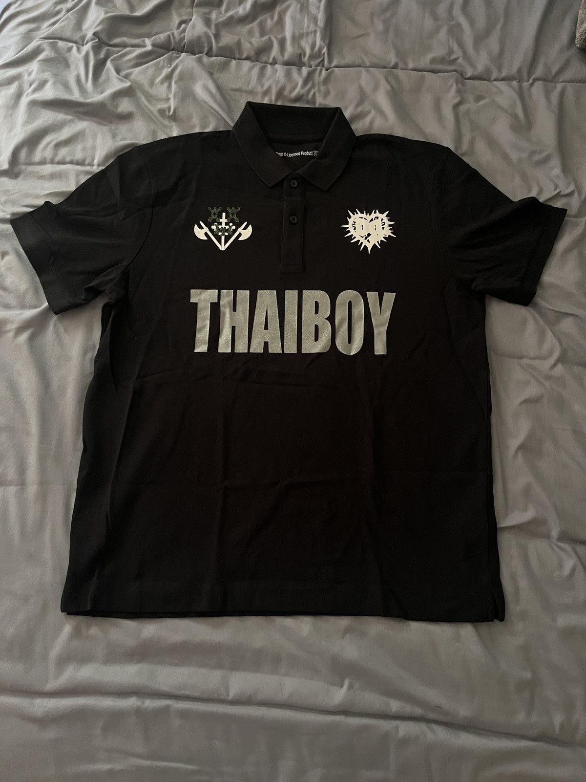 Drain Gang Thaiboy Digital Back To Life Polo Black | Grailed