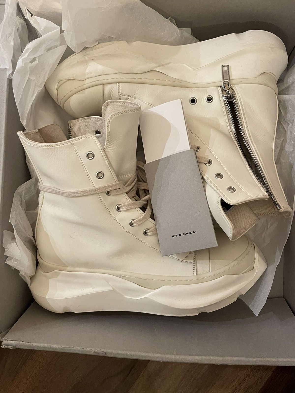 Rick Owens Abstract Sneaks | Grailed