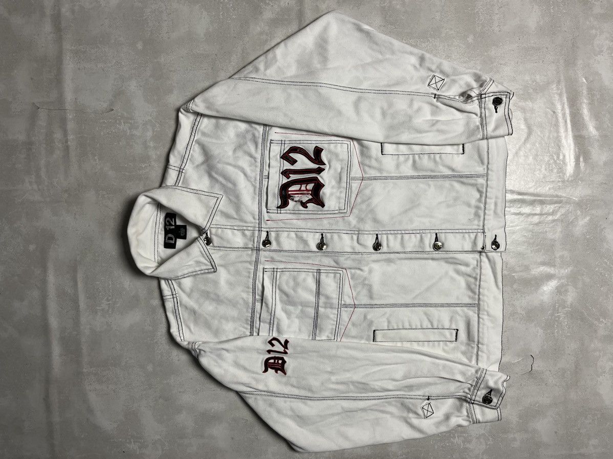 Eminem × Vintage RARE Eminem D12 Marshall Mathers LP Denim Jacket Y2K ...