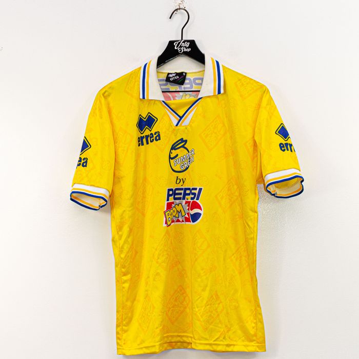 Vintage VTG 90s Errea Summer Green Pepsi Juventus Camp Soccer Jersey ...
