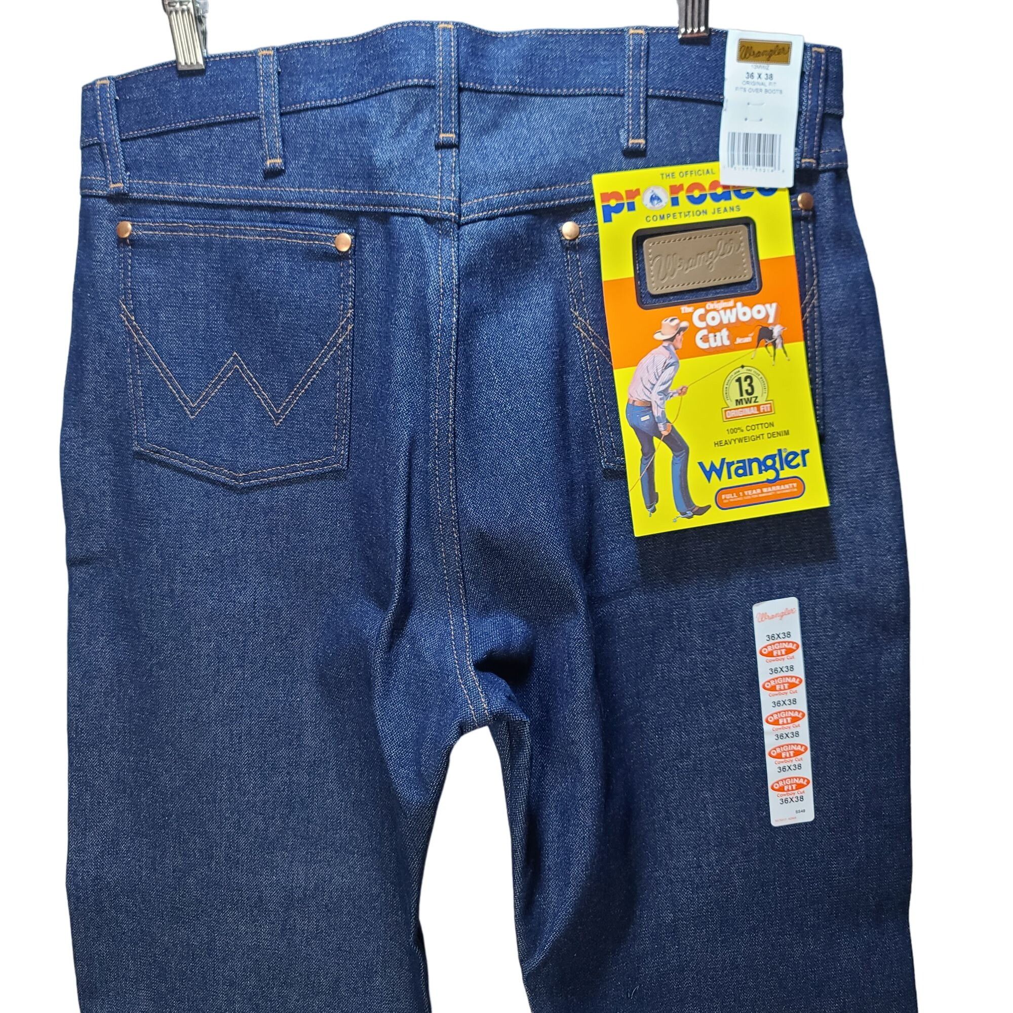 Wrangler NEW WRANGLER PRO RODEO COWBOY BOOTCUT DENIM JEANS 13MWZ ORIG ...