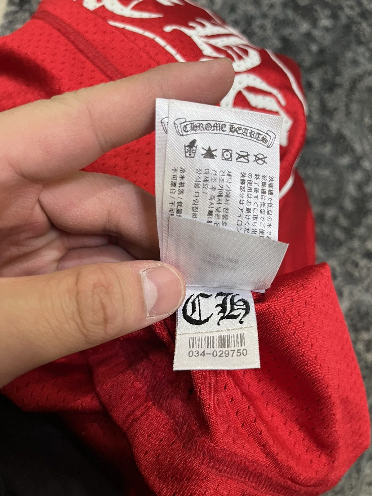 Chrome Hearts × Matty Boy CHROME HEARTS X MATTY BOY FORM MESH JERSEY ...